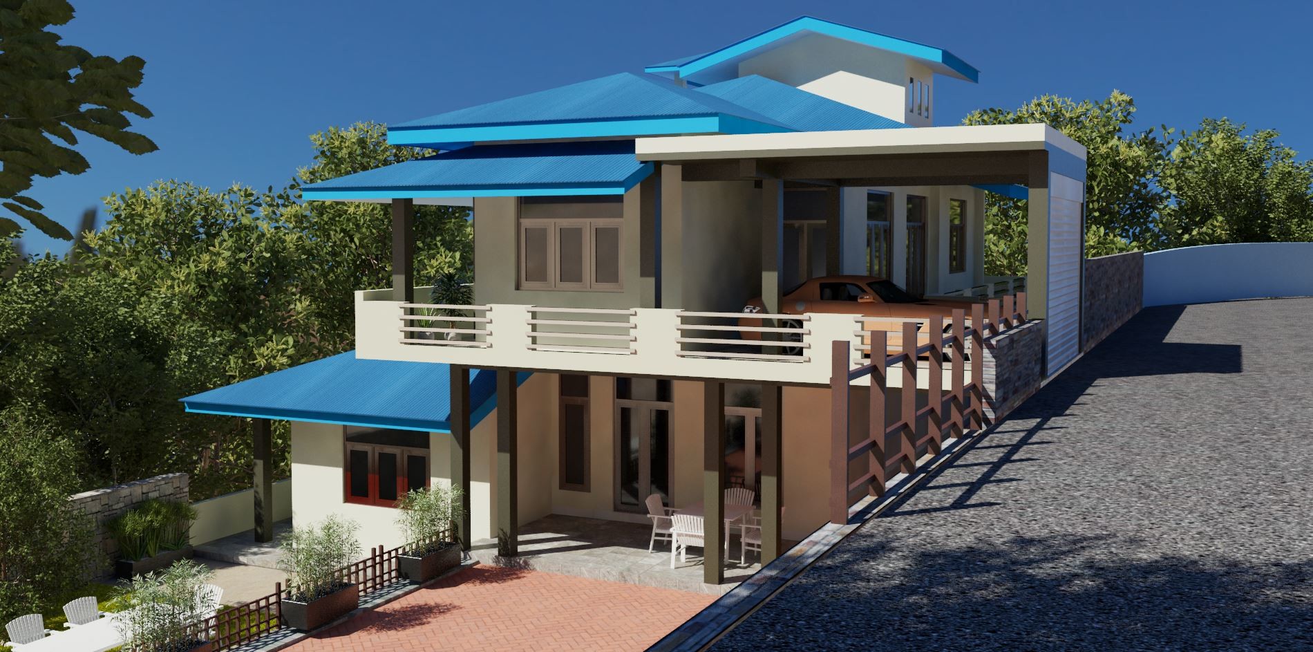 ArtStation - 3D building image