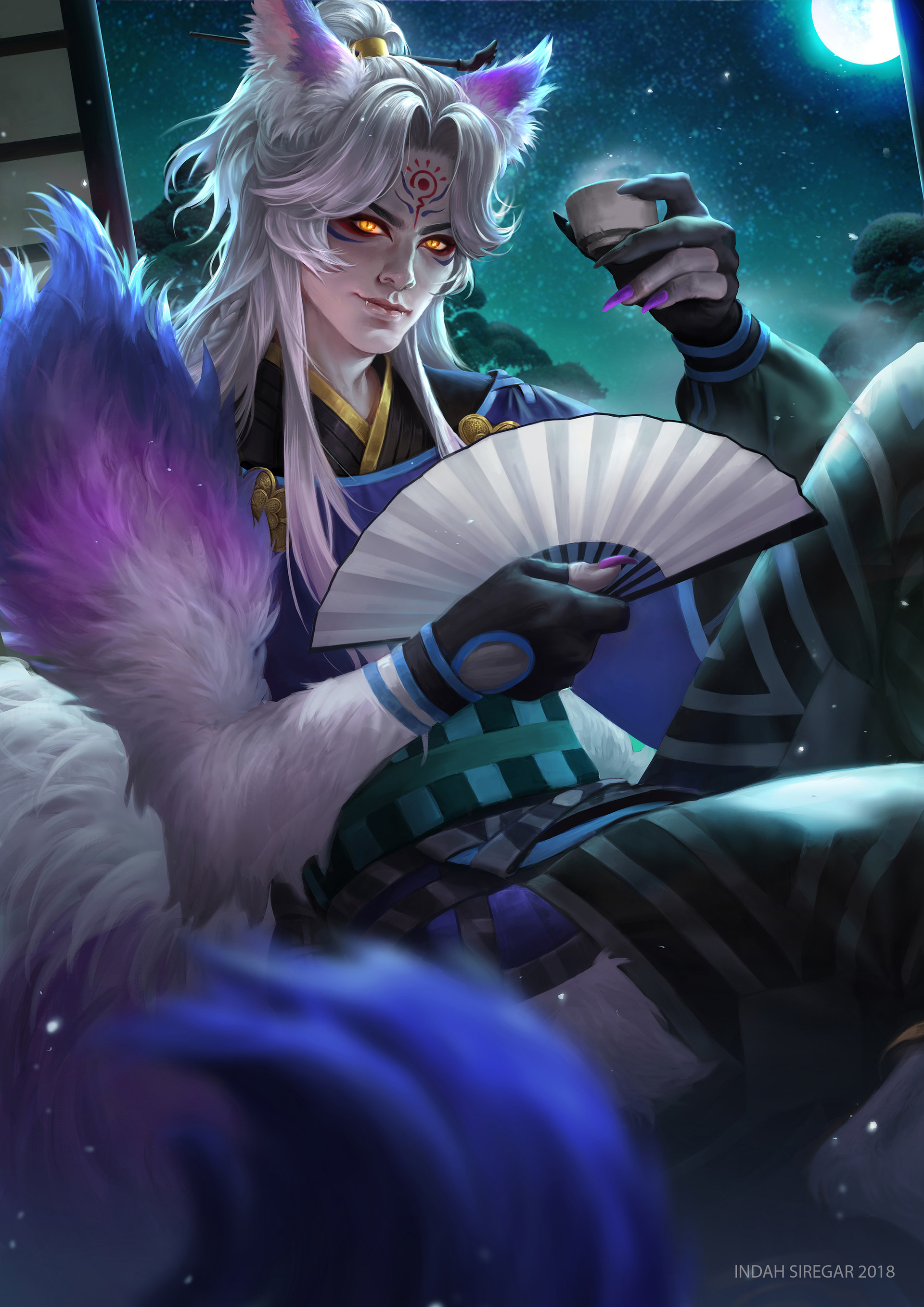 ArtStation - Youko - Onmyoji Fan Art