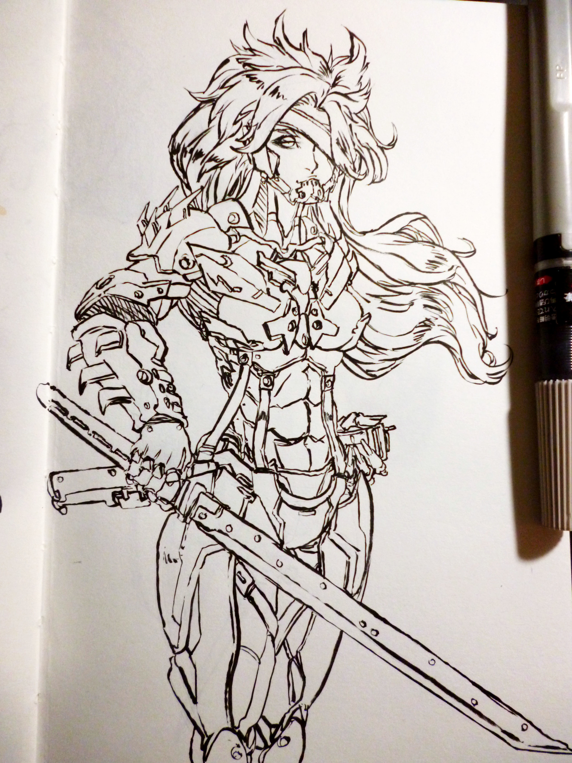 ArtStation - gender bend of Raiden Jack