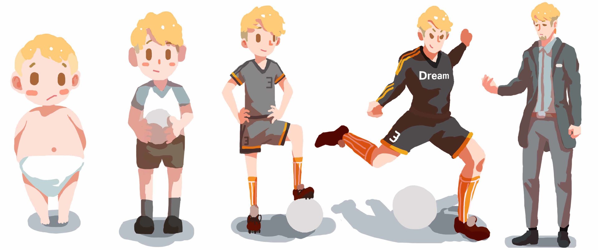 ArtStation - The boy's journey of growth