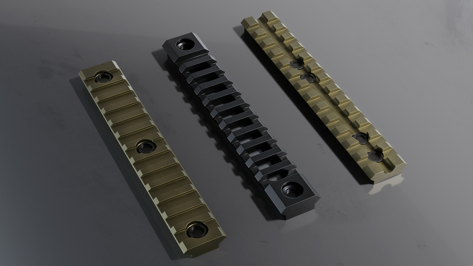 Ryan Stever - Hard Surface Exercise 02 // Rail System