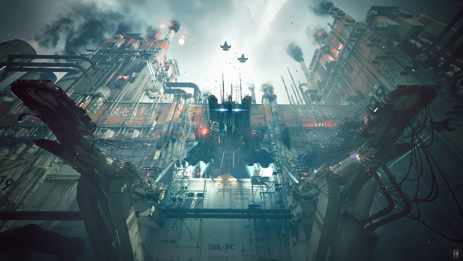 Nic Belliard - Hangar 19 - [UE4] Scene