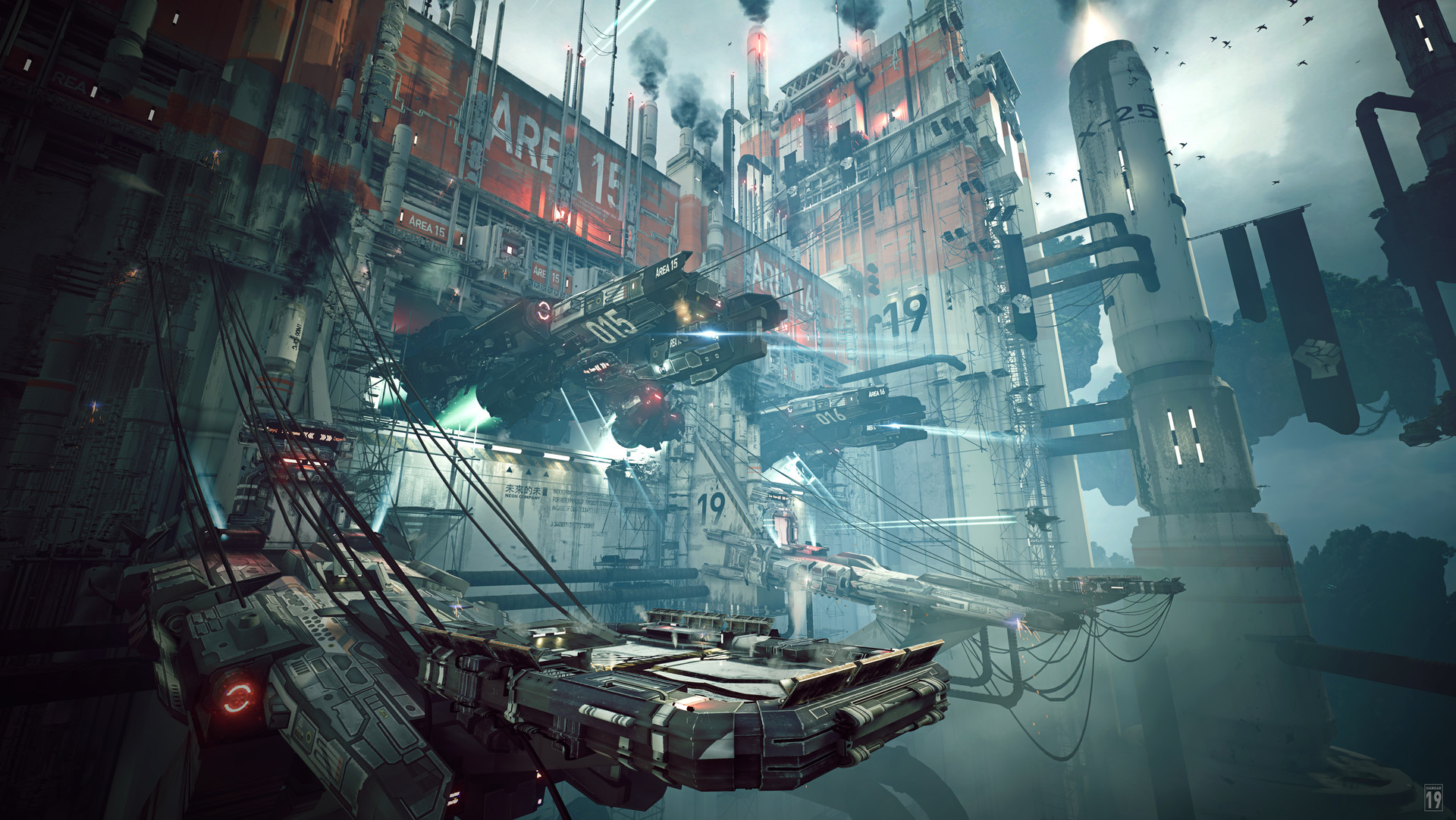 Nic Belliard - Hangar 19 - [UE4] Scene