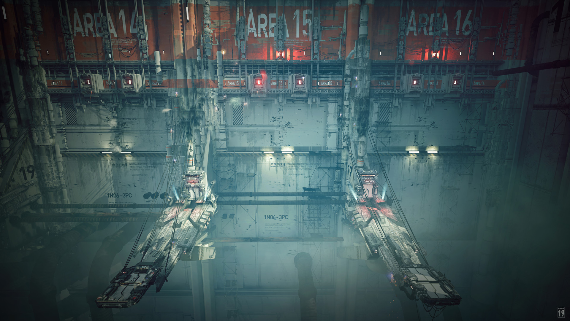 Nic Belliard - Hangar 19 - [UE4] Scene