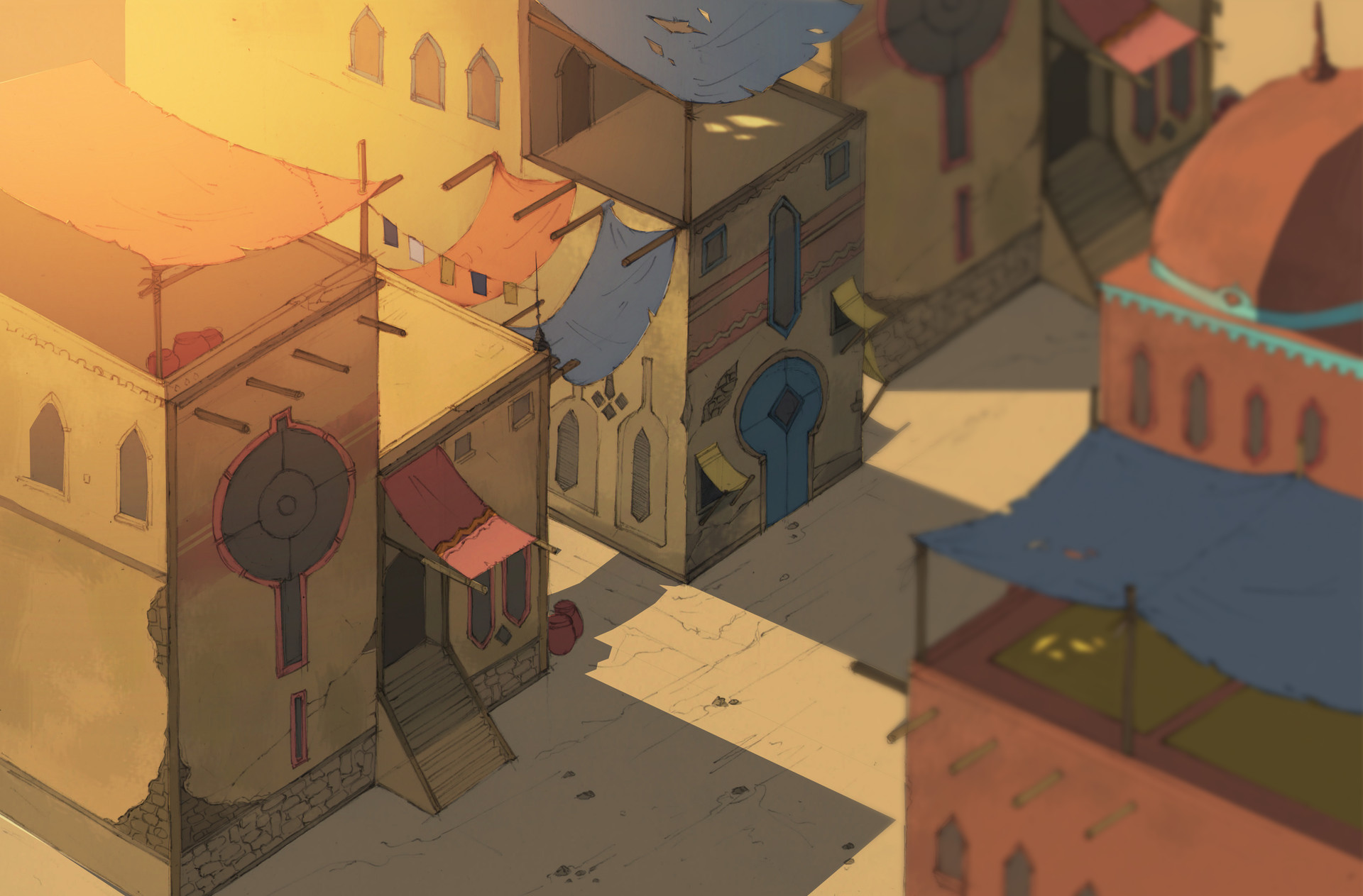 ArtStation - Vegasterion, Xilius architecture research.