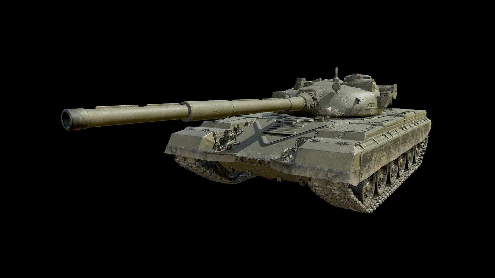 Art Island Studio - T80 battle tank texturing