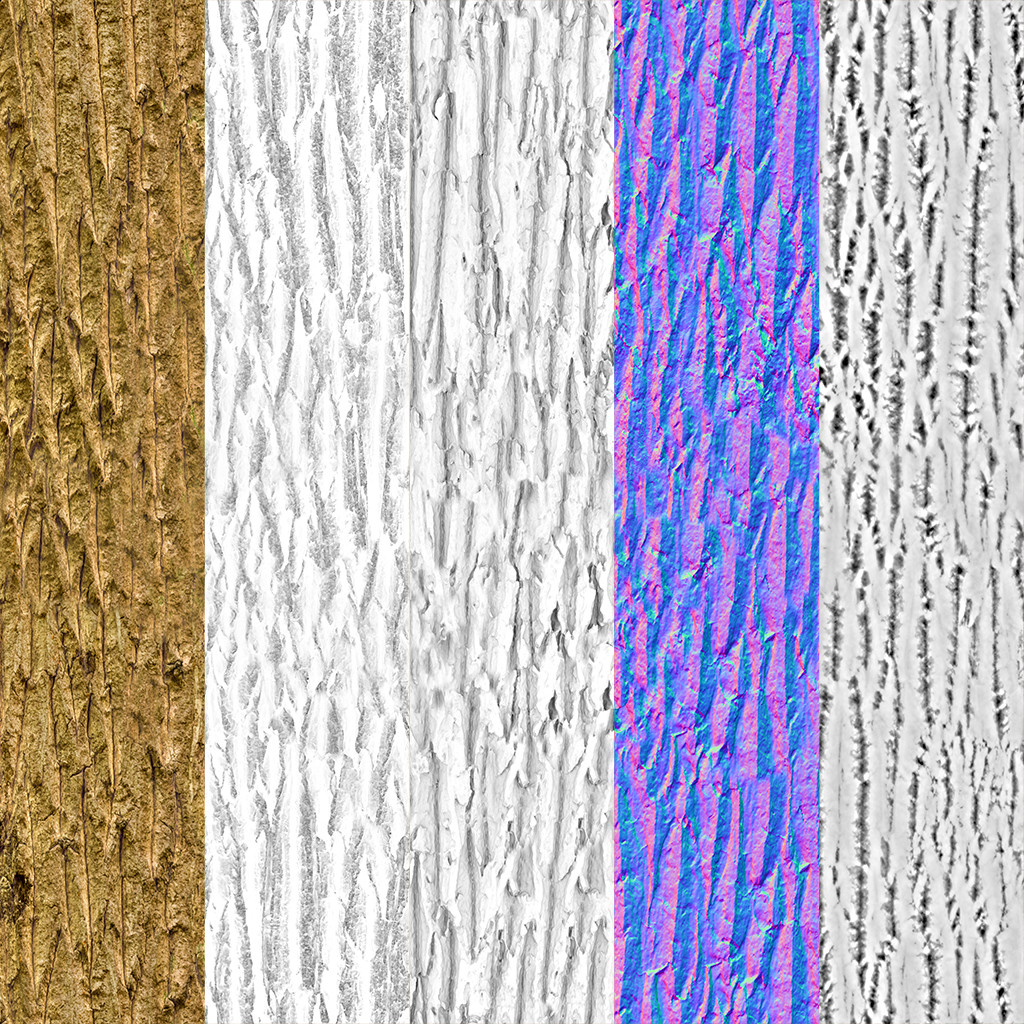 Syuya Mukai - Tree Bark - Photogrammetry based Tile Texture