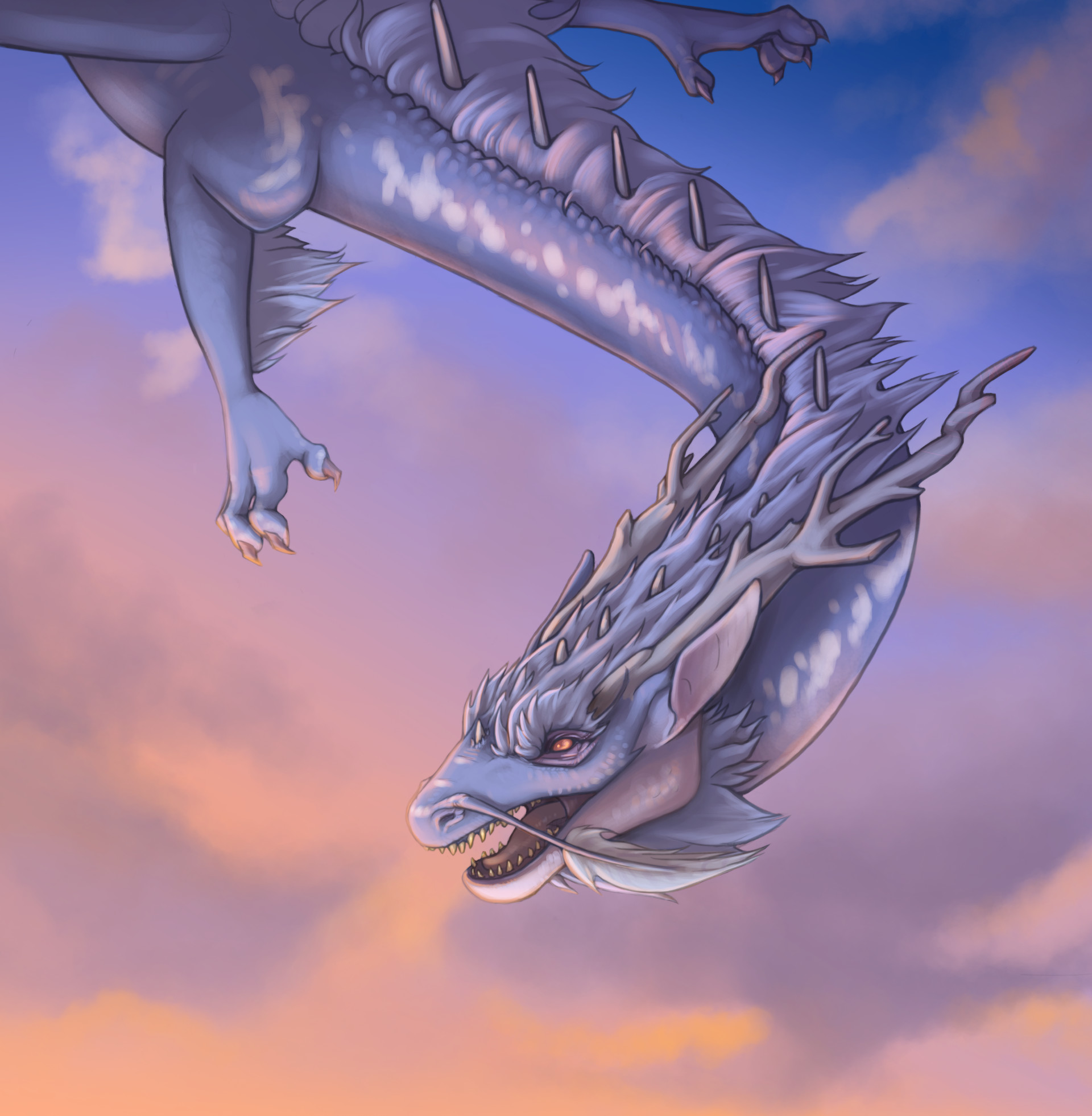 ArtStation - Dragon Lightning Study