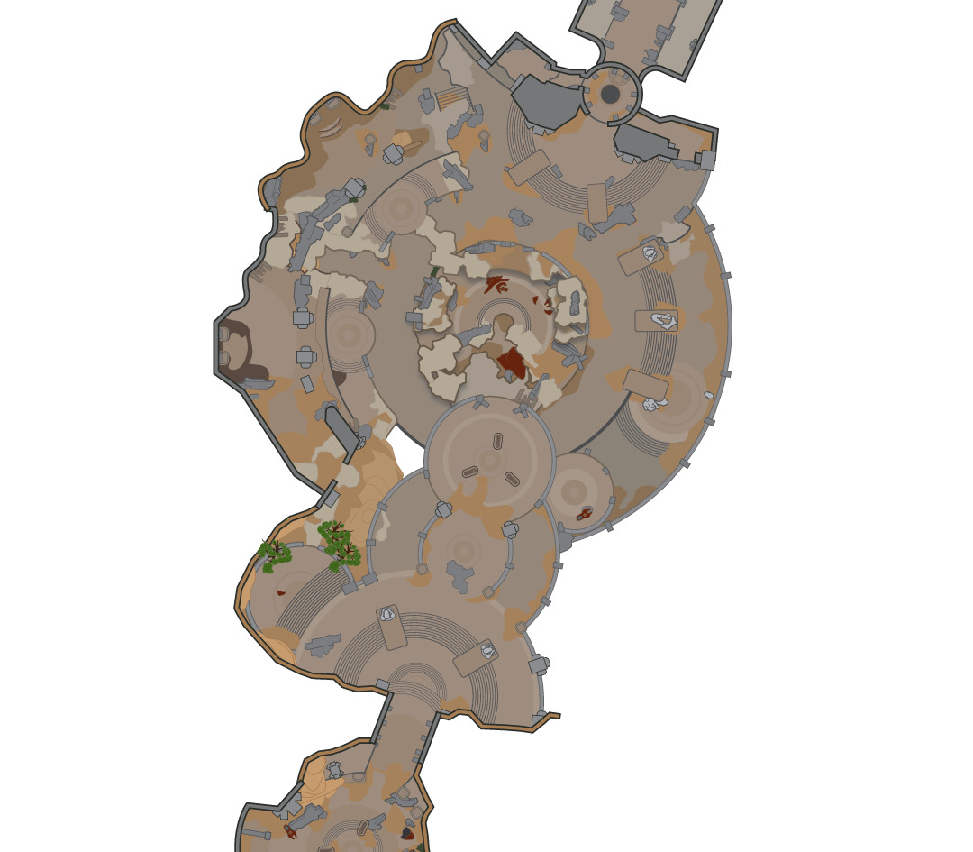 Loren Gilliland - Halo 5 Campaign Map