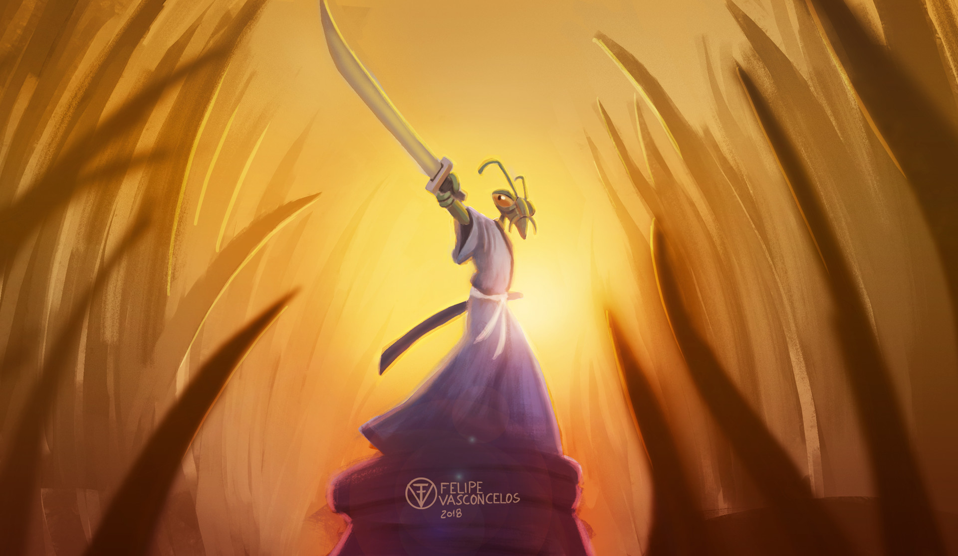 ArtStation - Samurai Mantis