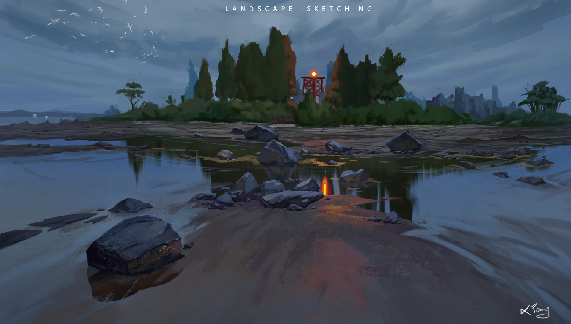 ArtStation - Landscape Sketching 01