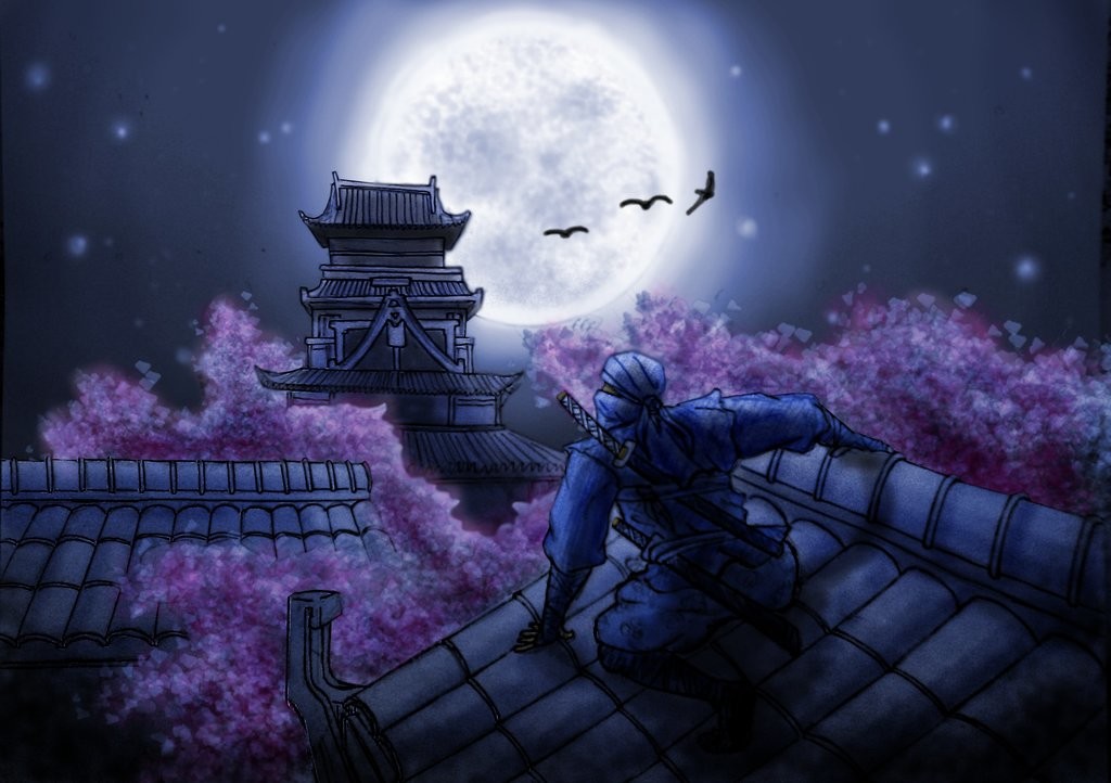 ArtStation - Higure Rooftop Evening