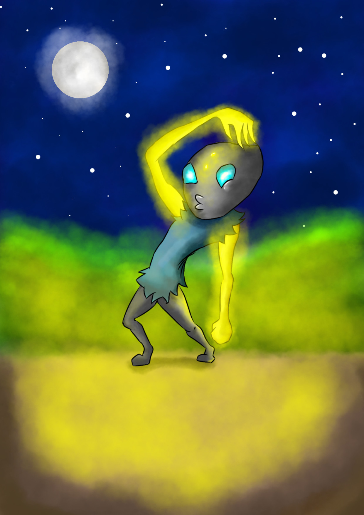 ArtStation - Glowing Alien XD