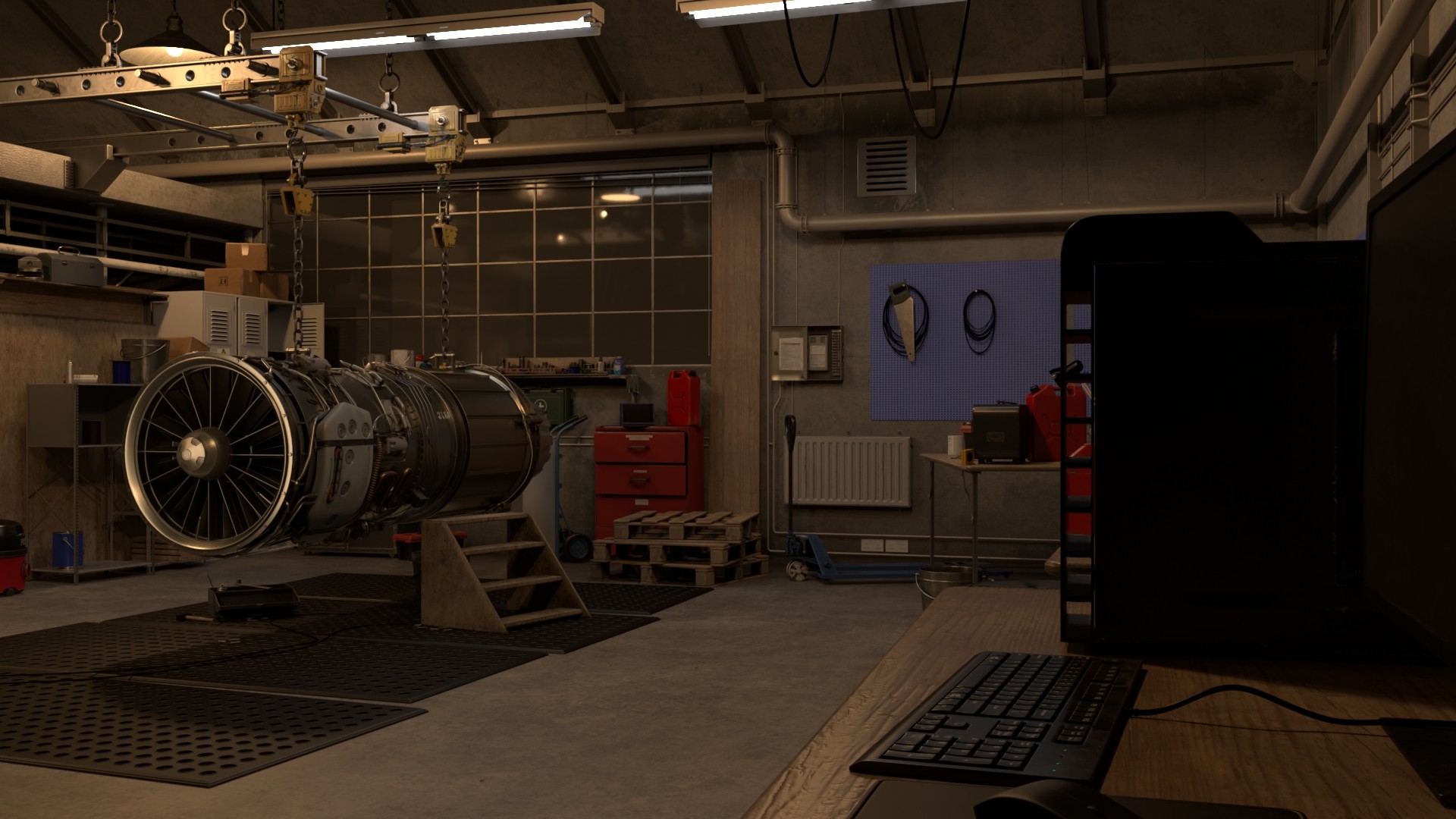 ArtStation - The Mechanic's Workshop