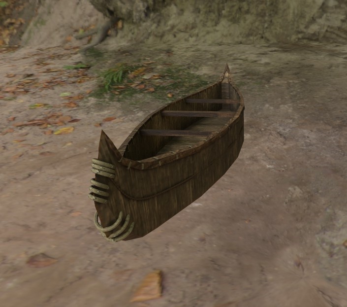 ArtStation - Tribal Canoe 3d model