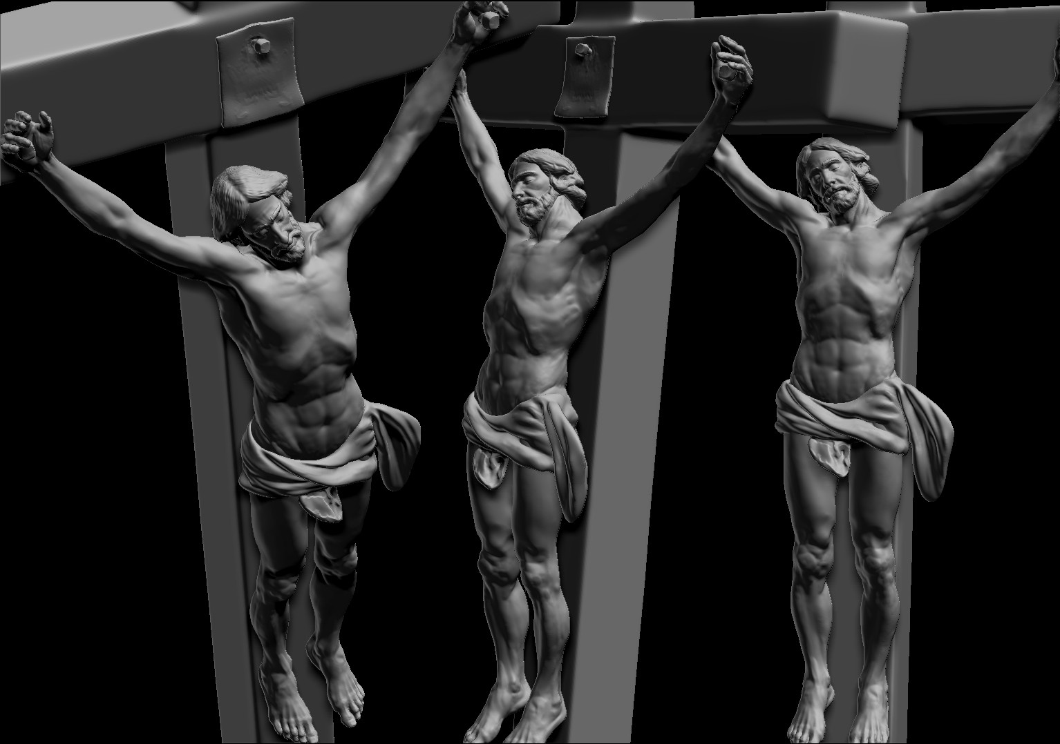 ArtStation - Jesus Crucifixion WIP