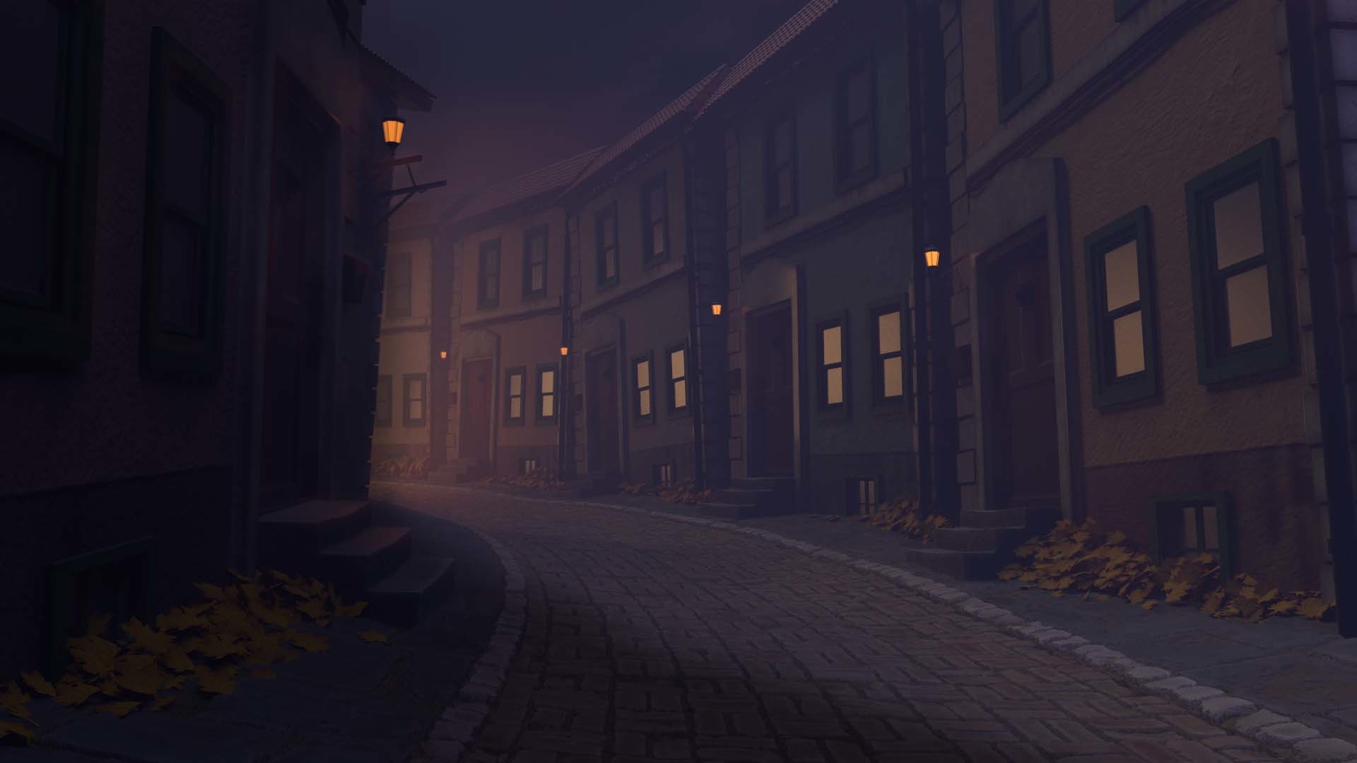 ArtStation - European Alleyway