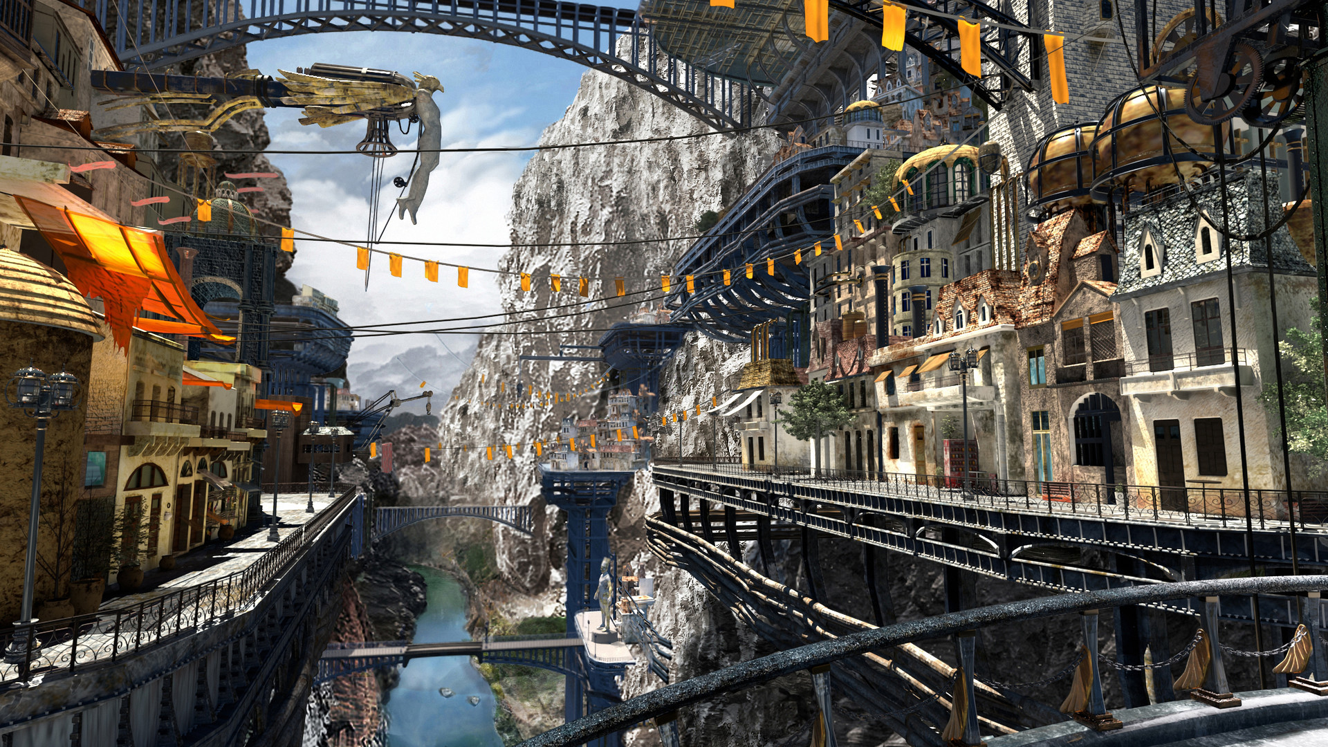 ArtStation - CITY ON THE CLIFF