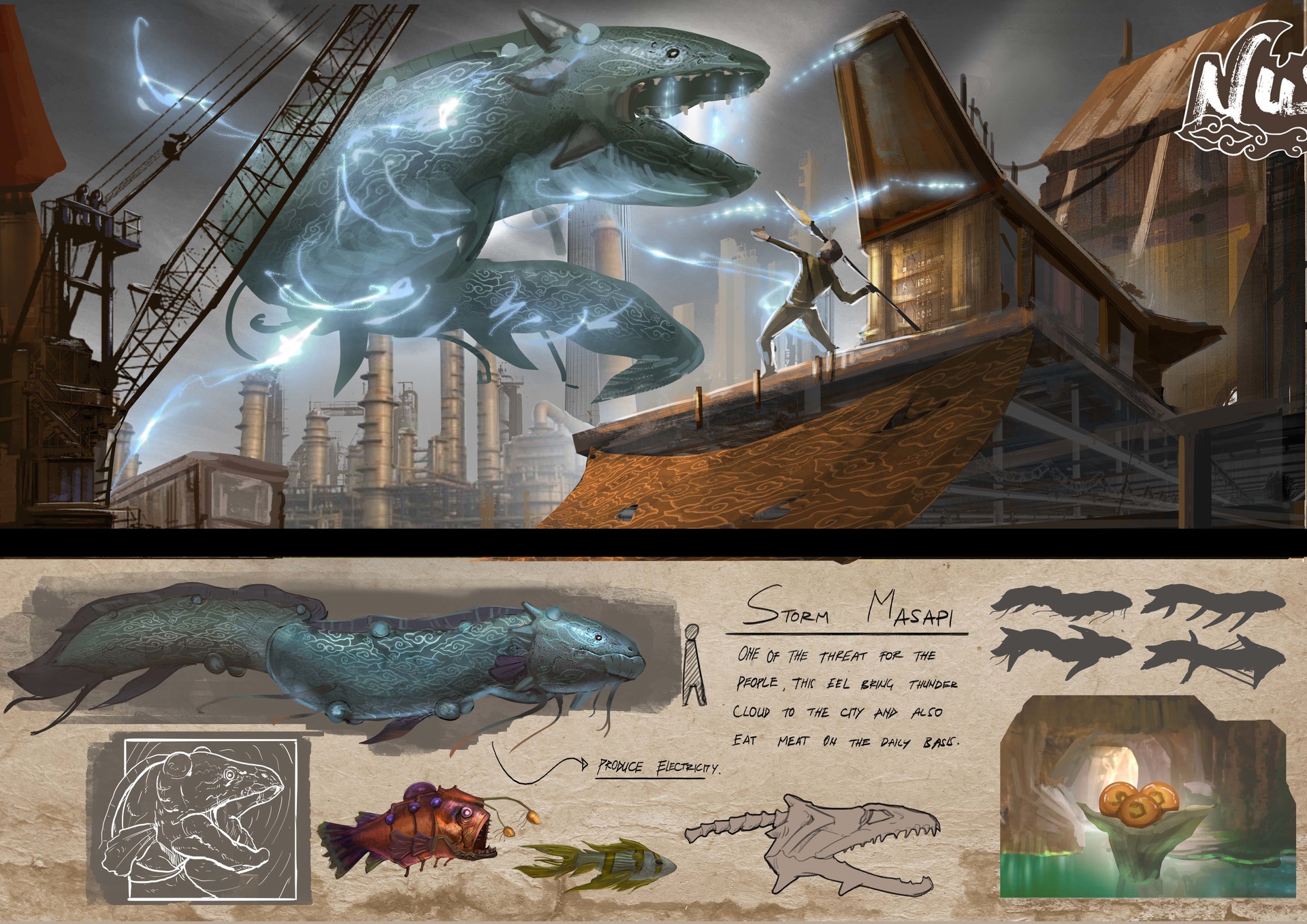 ArtStation - Flying Fish