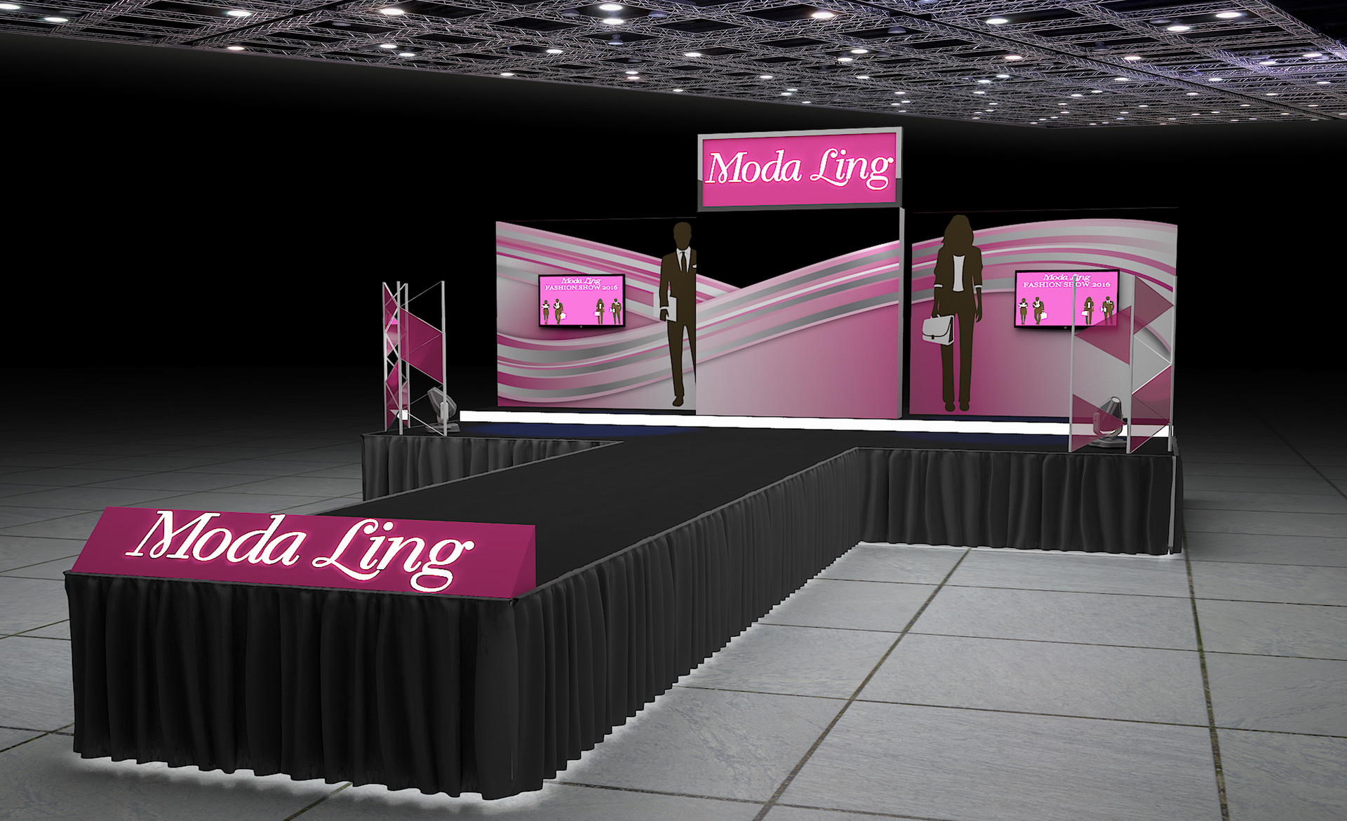 ArtStation - Moda-ling stage design proposal