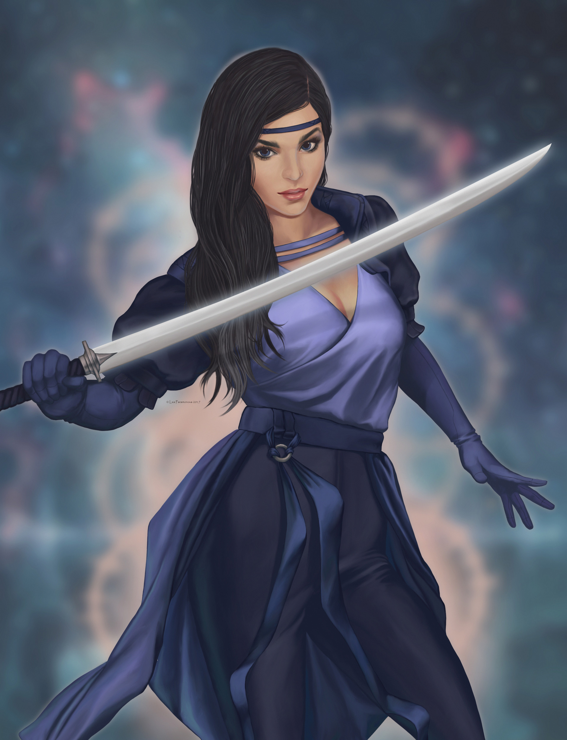 ArtStation - Girl with sword