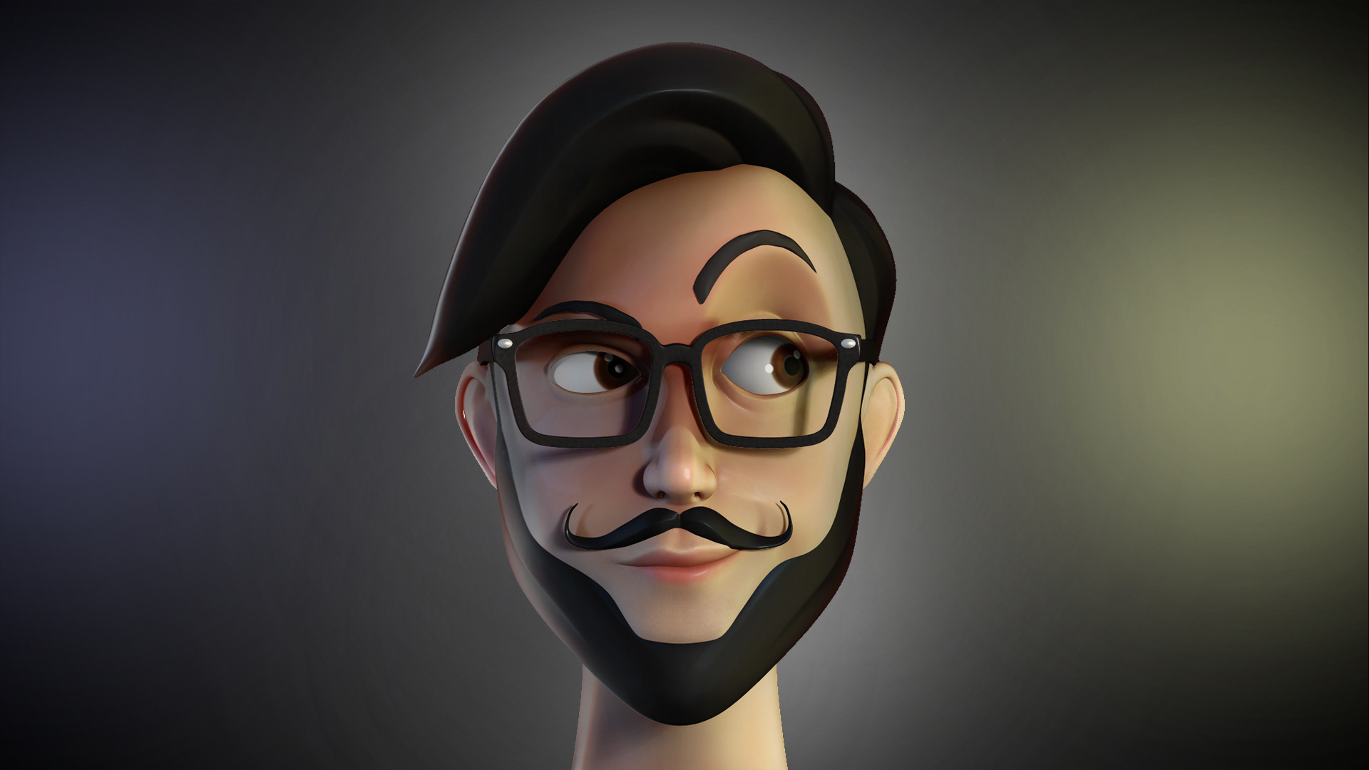 ArtStation - 3d stylize face model