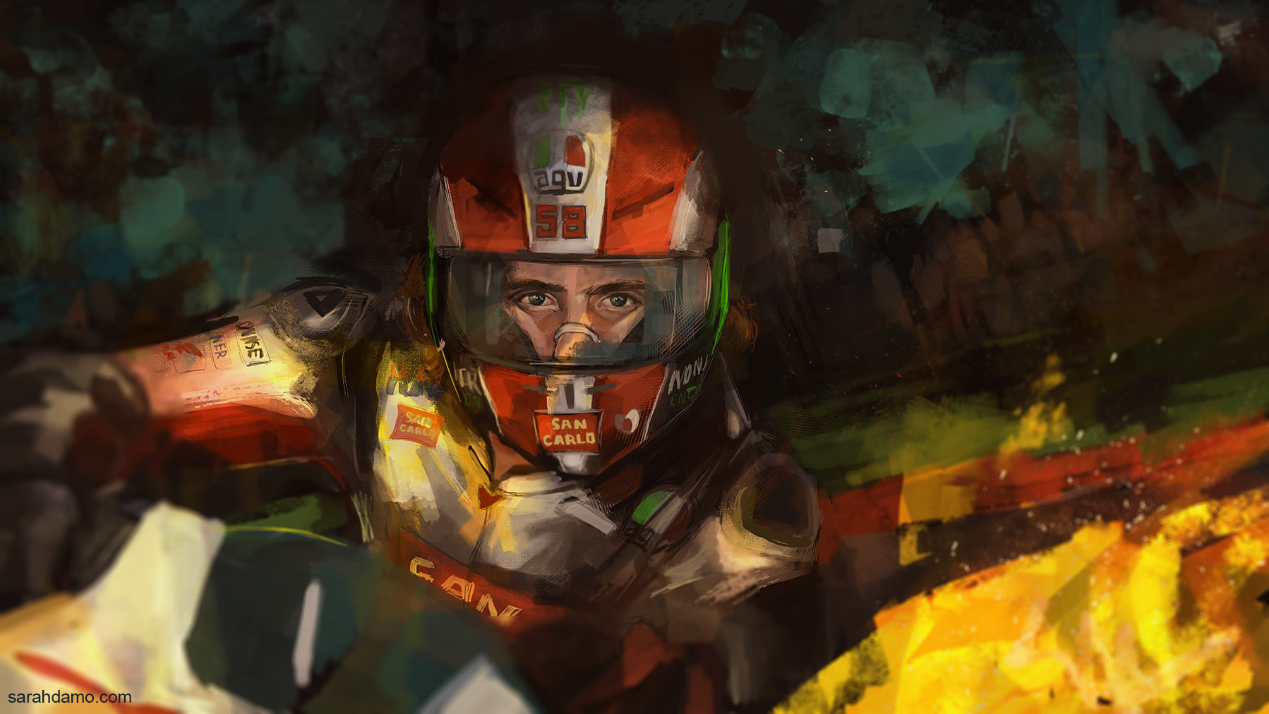 ArtStation - Sic 58 Fan art + Progression Process