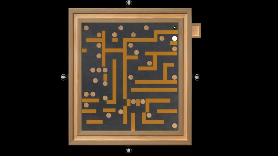 ArtStation - 3d wooden labyrinth board game