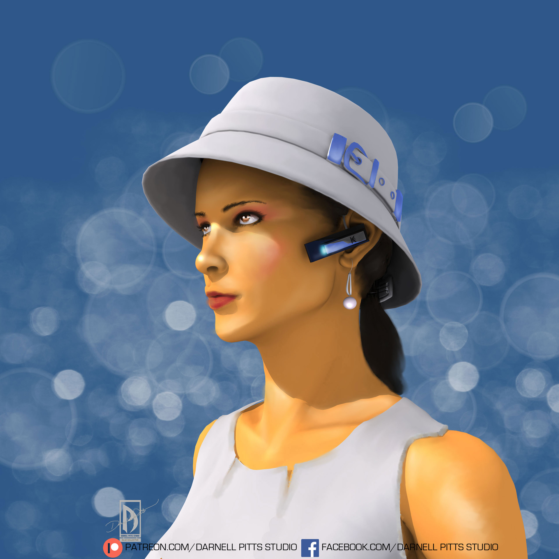 ArtStation - Lady Bluetooth