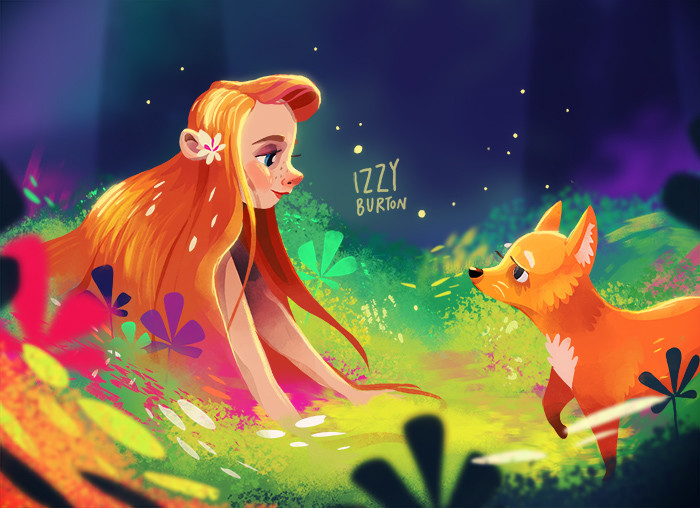 ArtStation - "At One with Nature" Daily Doodle - 2017