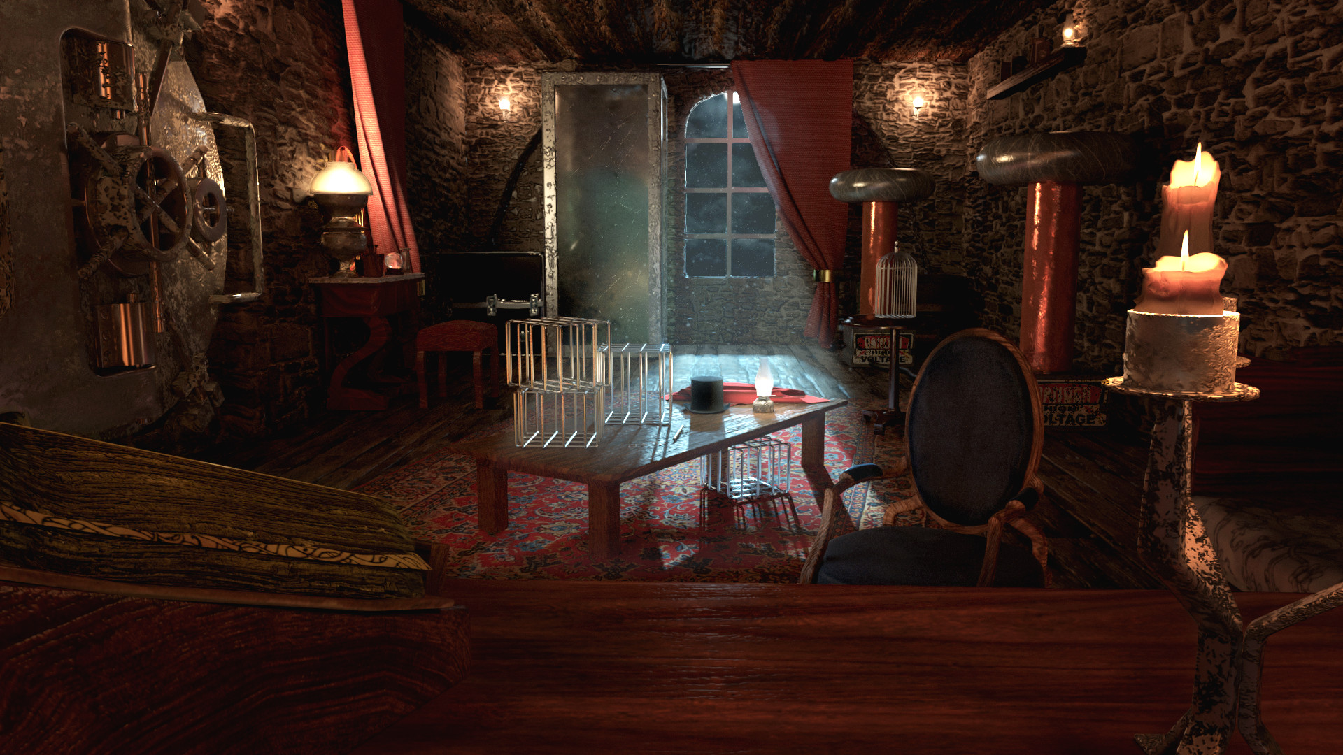 ArtStation - artist dressing room