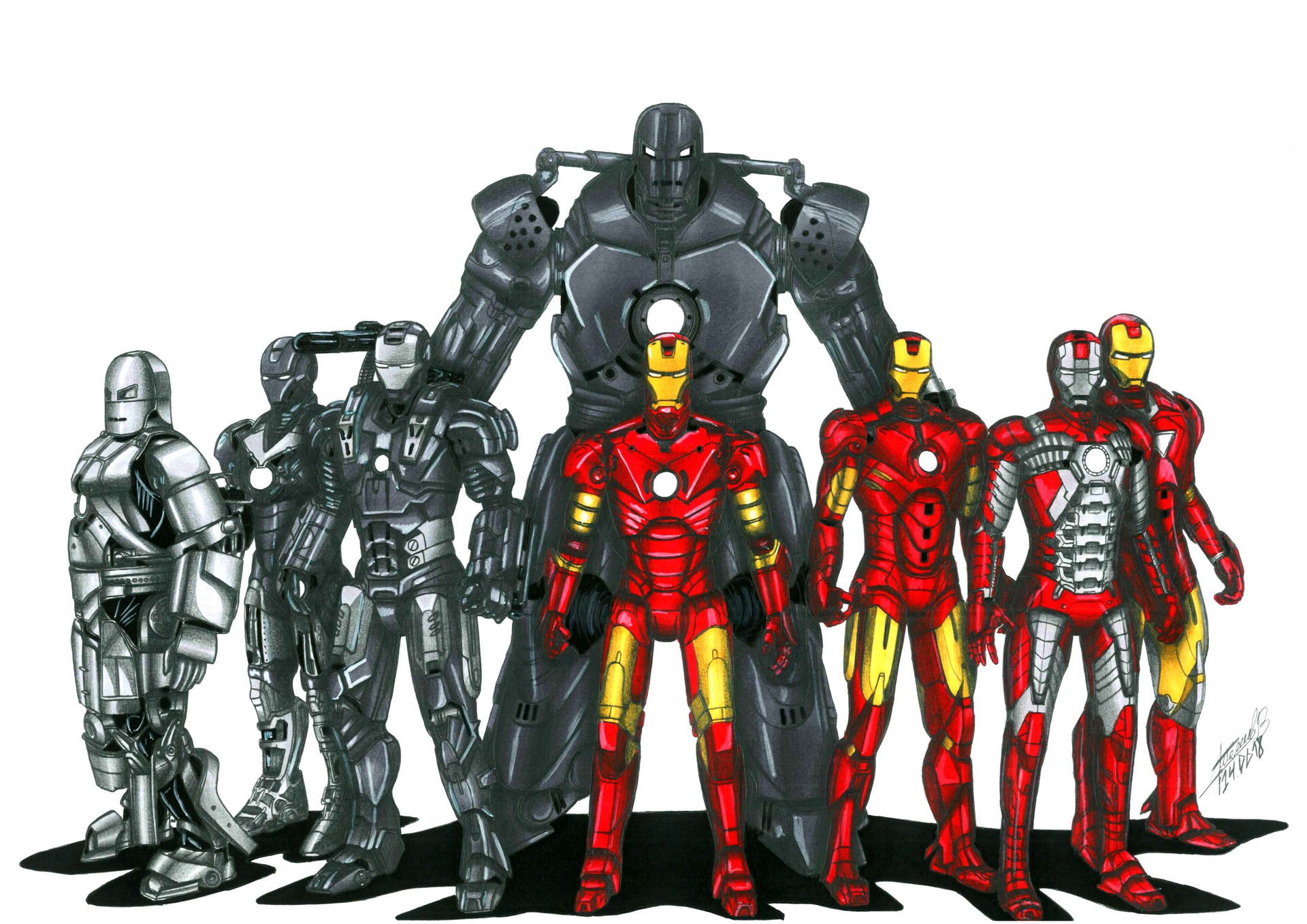 ArtStation - IRON SUITS