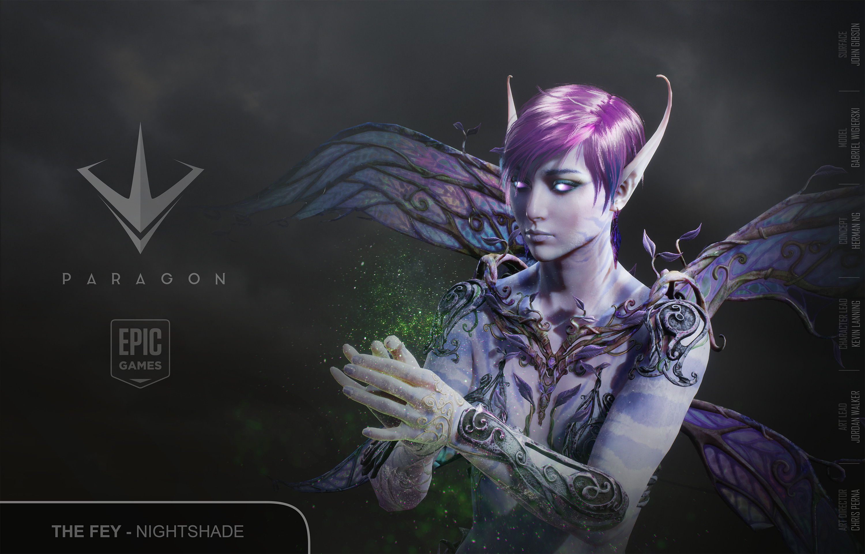 John A Gibson - Paragon | The Fey - Opaline and Nightshade