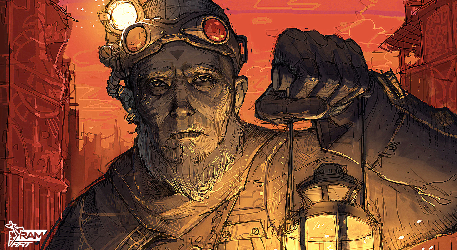 ArtStation - Wasteland man