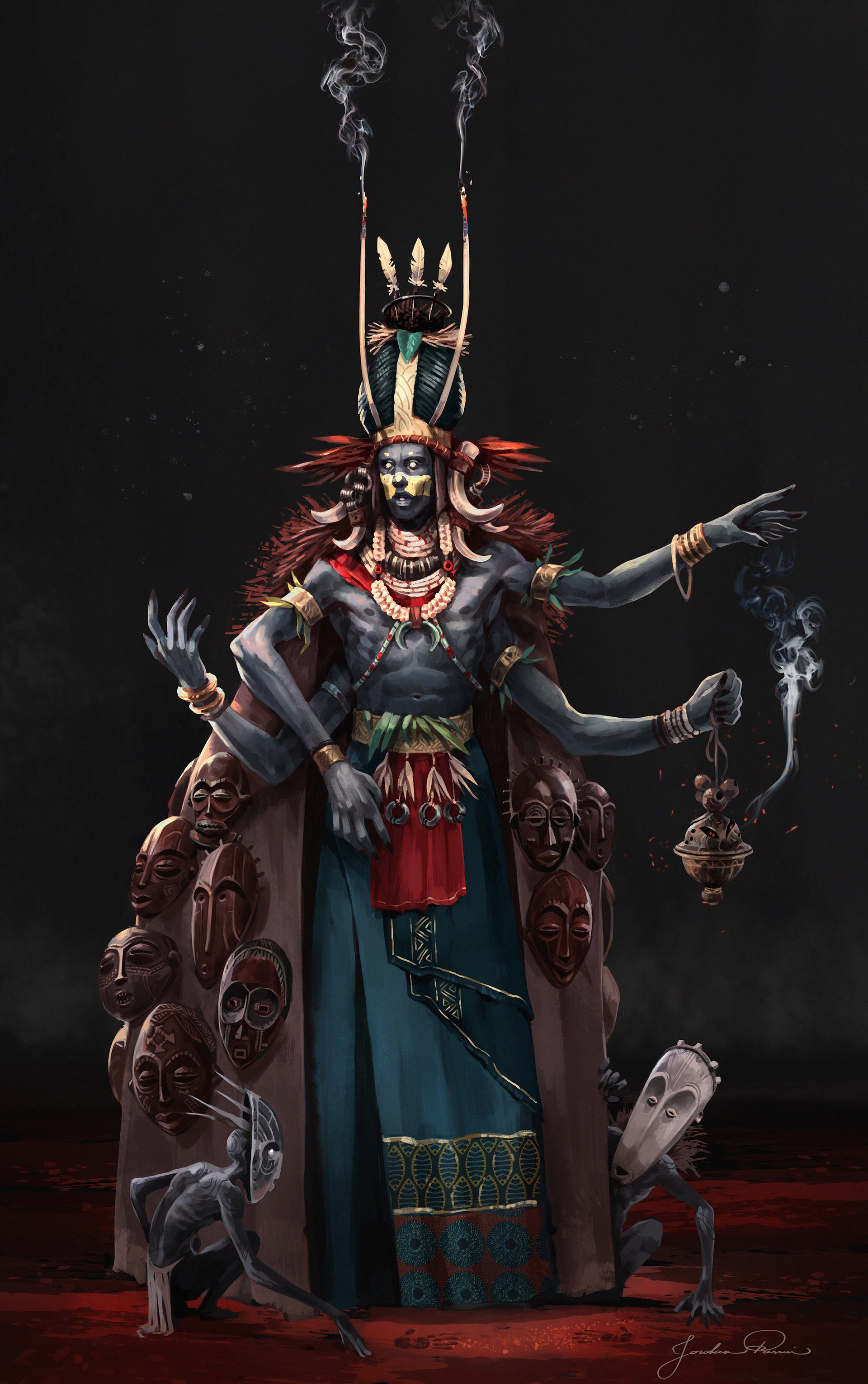 ArtStation - African Sorcerer