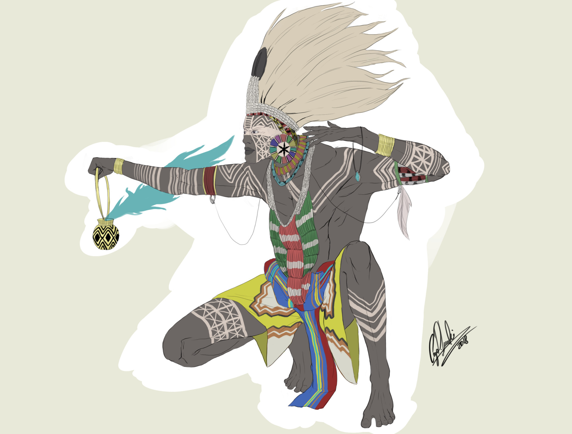 ArtStation - African Tribe Magician
