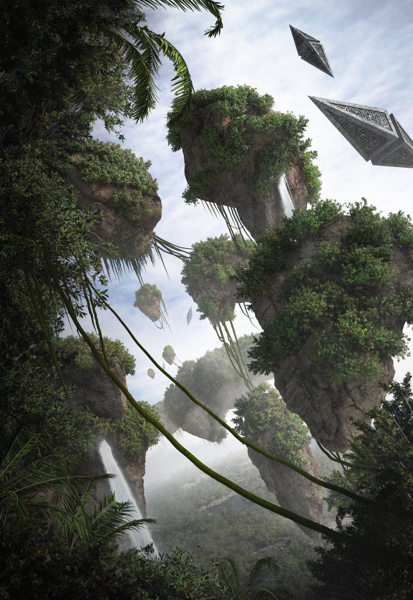 ArtStation - Zendikar forest
