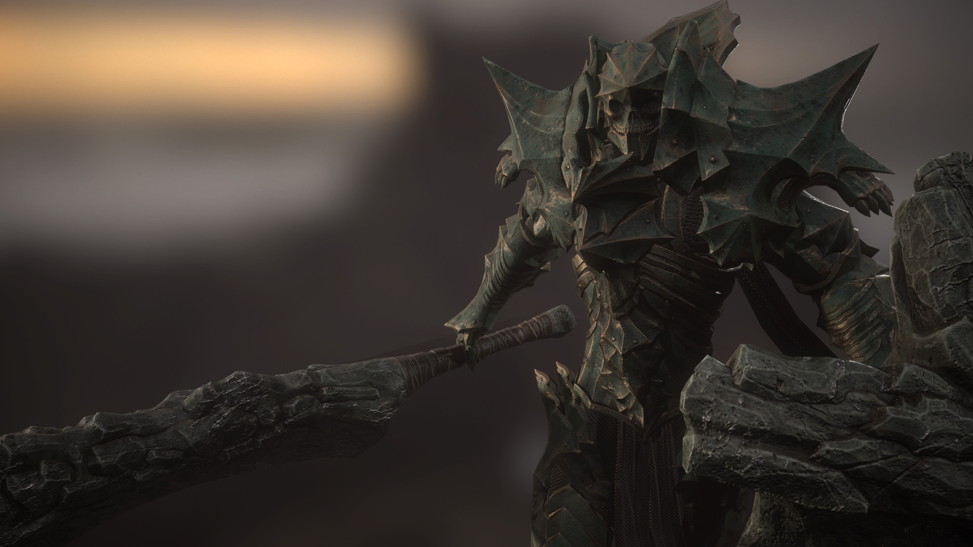 ArtStation - Old Skeleton knight