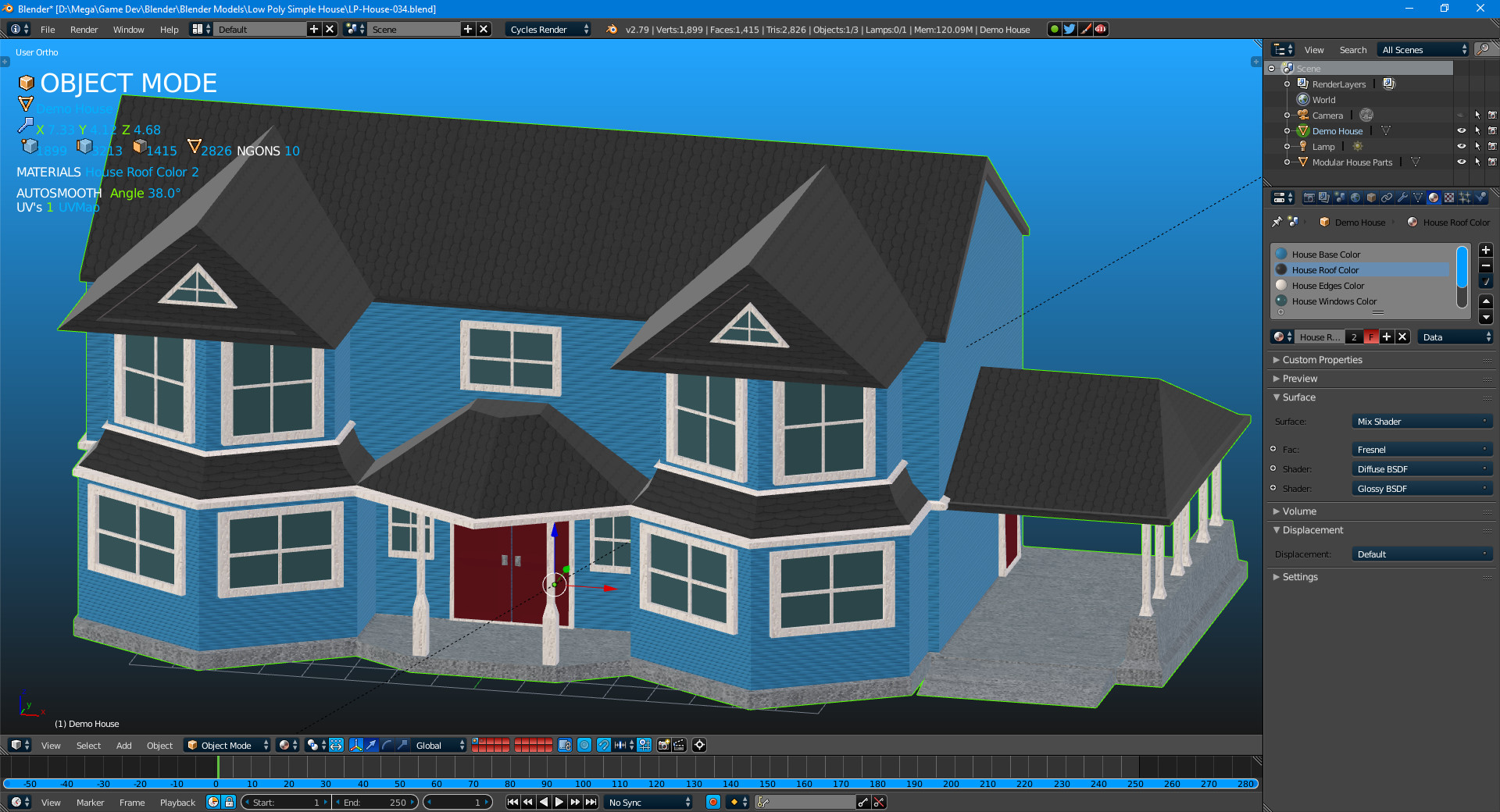 ArtStation - Modular House Asset Kit