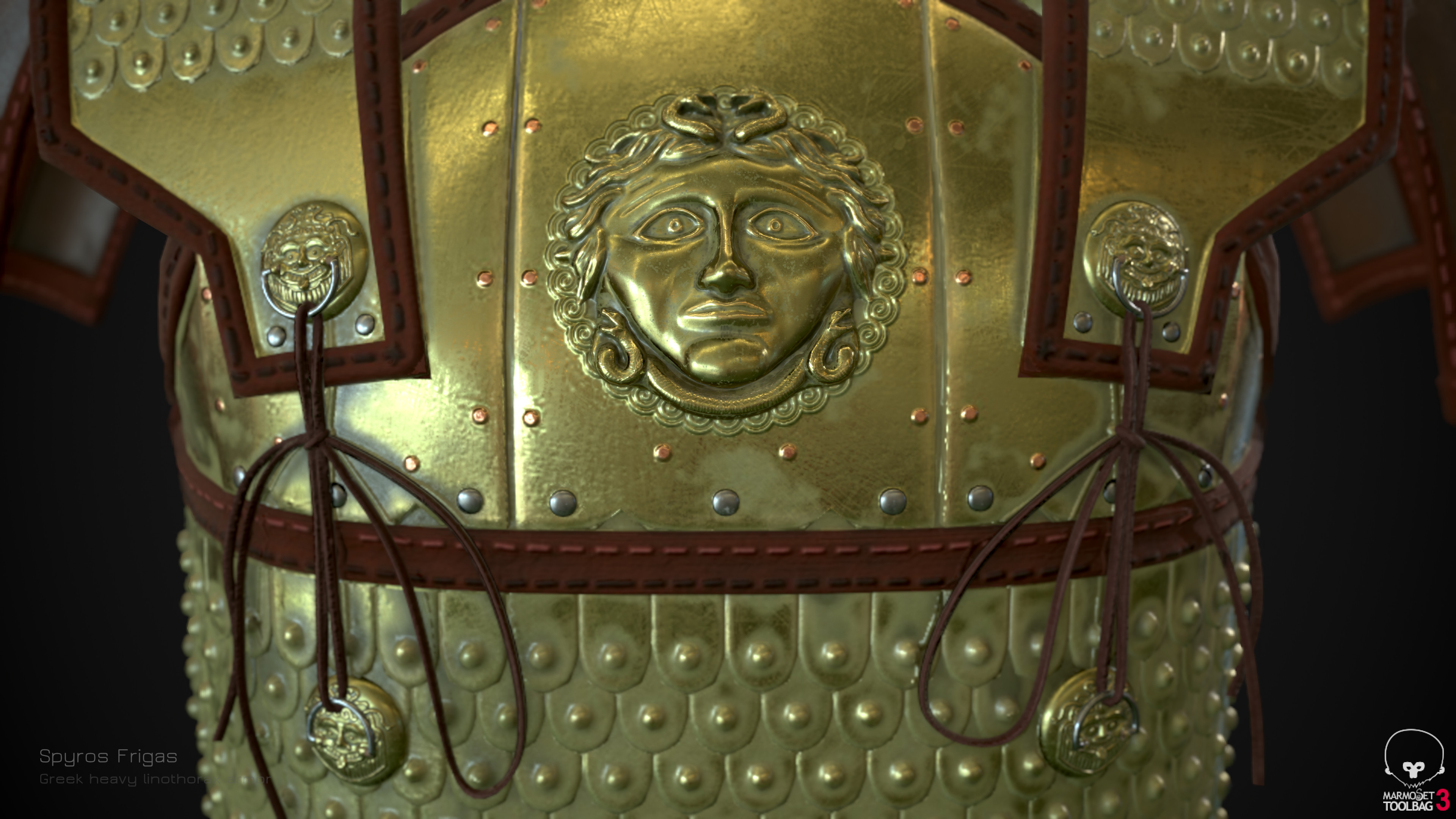 Spyros Frigas - Heavy Linothorax, ancient Greek armor