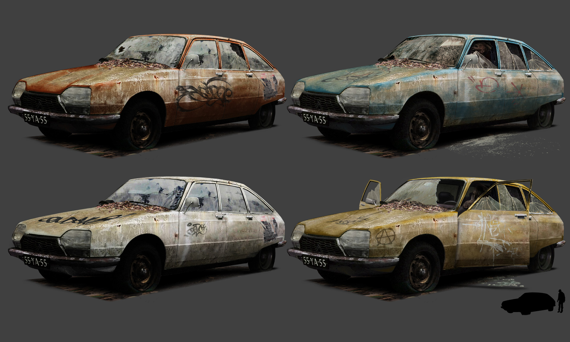 Gray (Chen Cheng-Yu) - Abandoned place and props