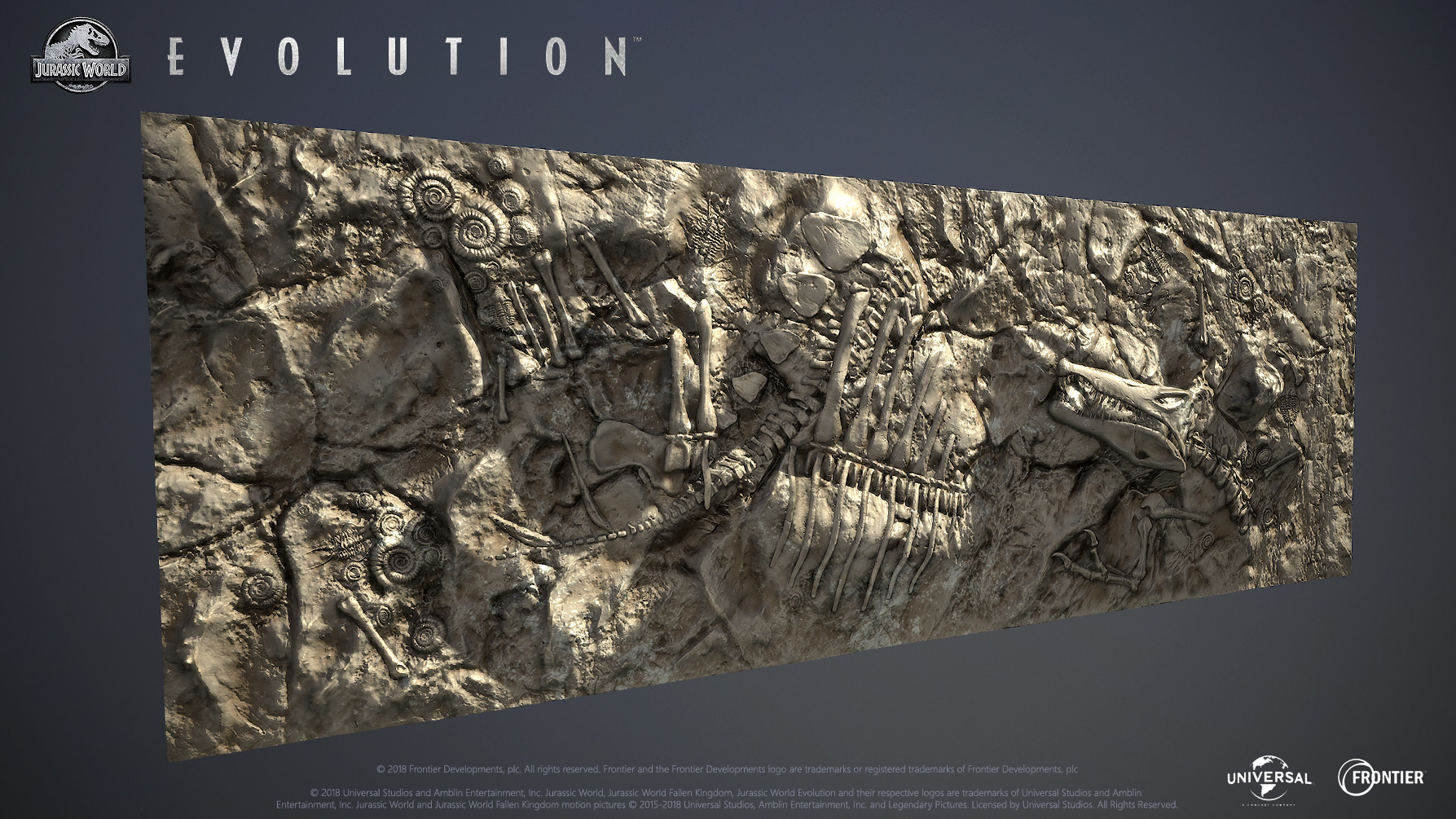 Paul Worster - Jurassic World Evolution : Fossil Wall