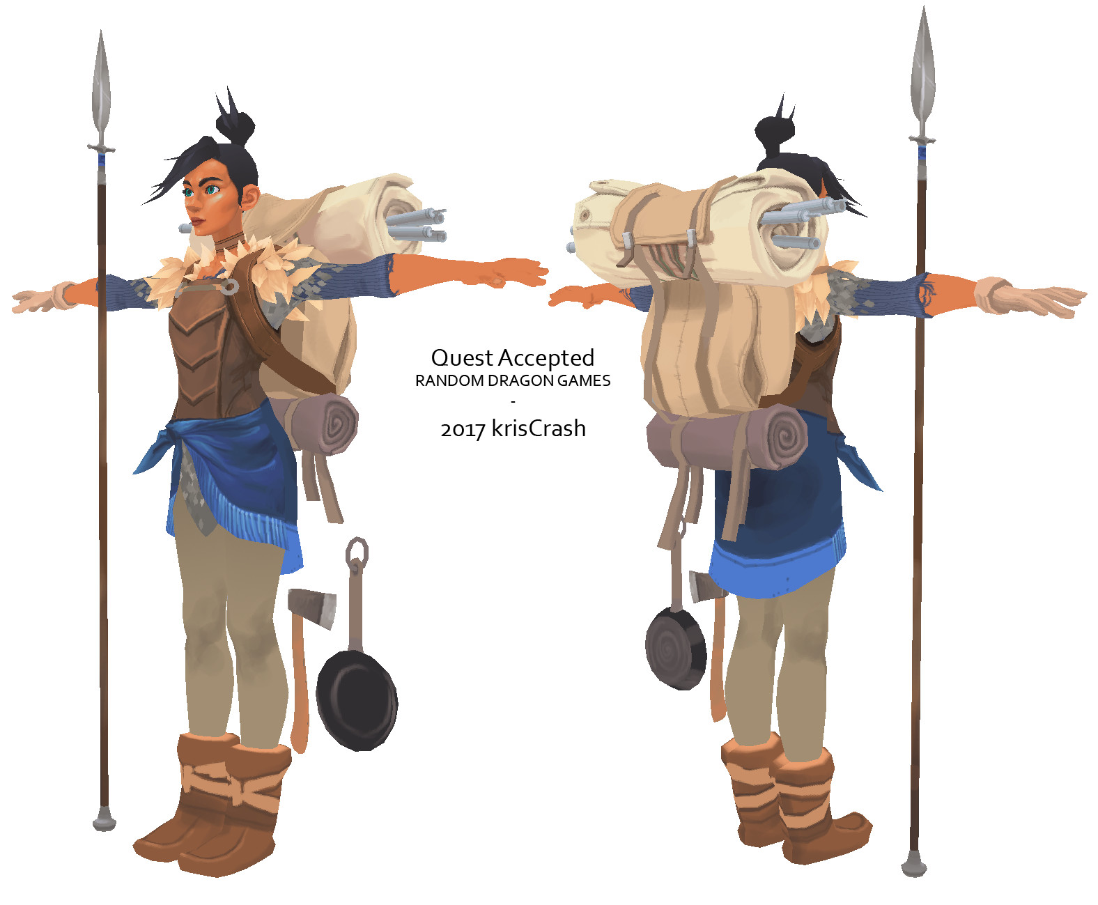 ArtStation - Quest Accepted - Adventurer model