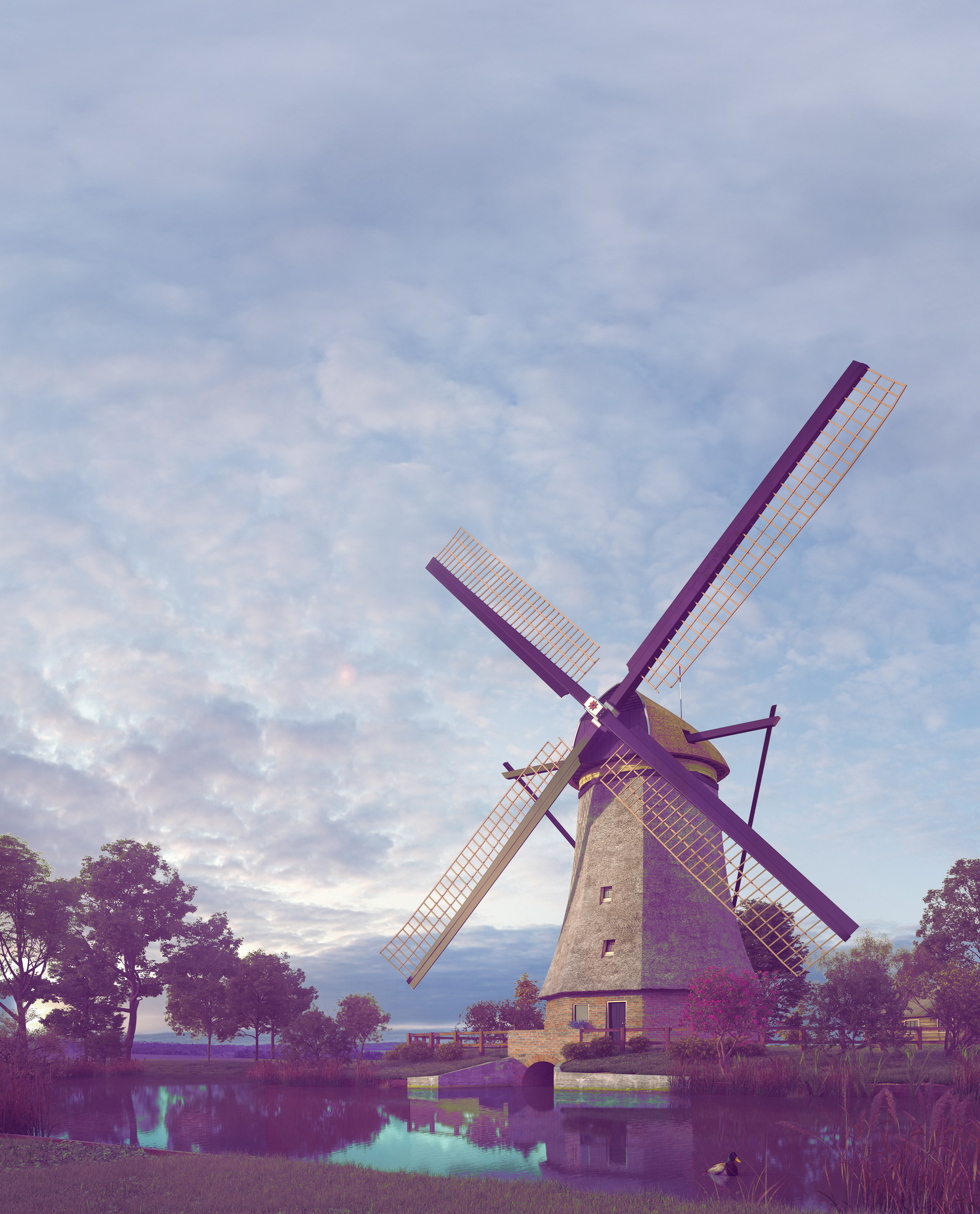 ArtStation - Dutch Windmill