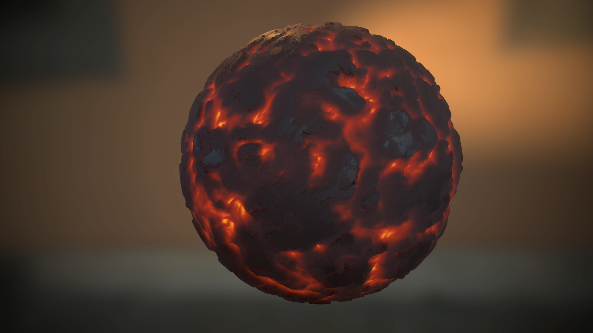 ArtStation - Lava material - Substance Designer