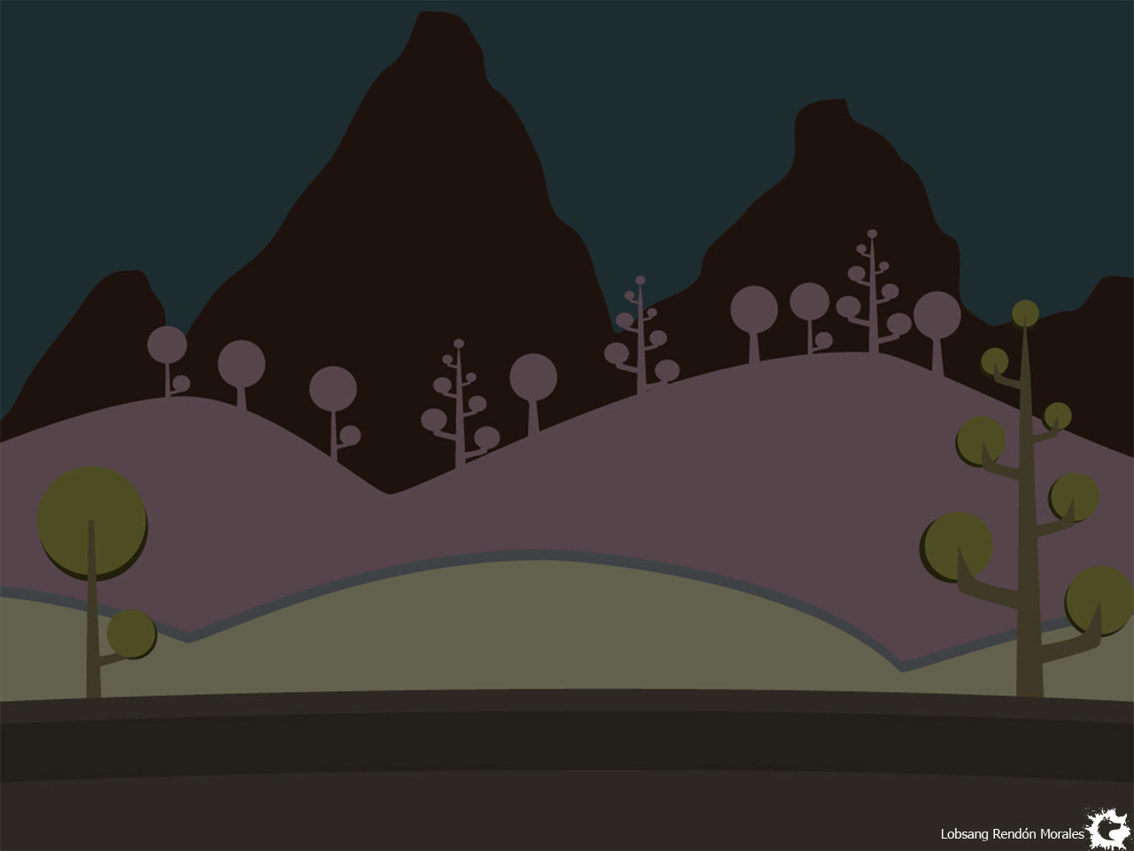 ArtStation - Colinas vectoriales