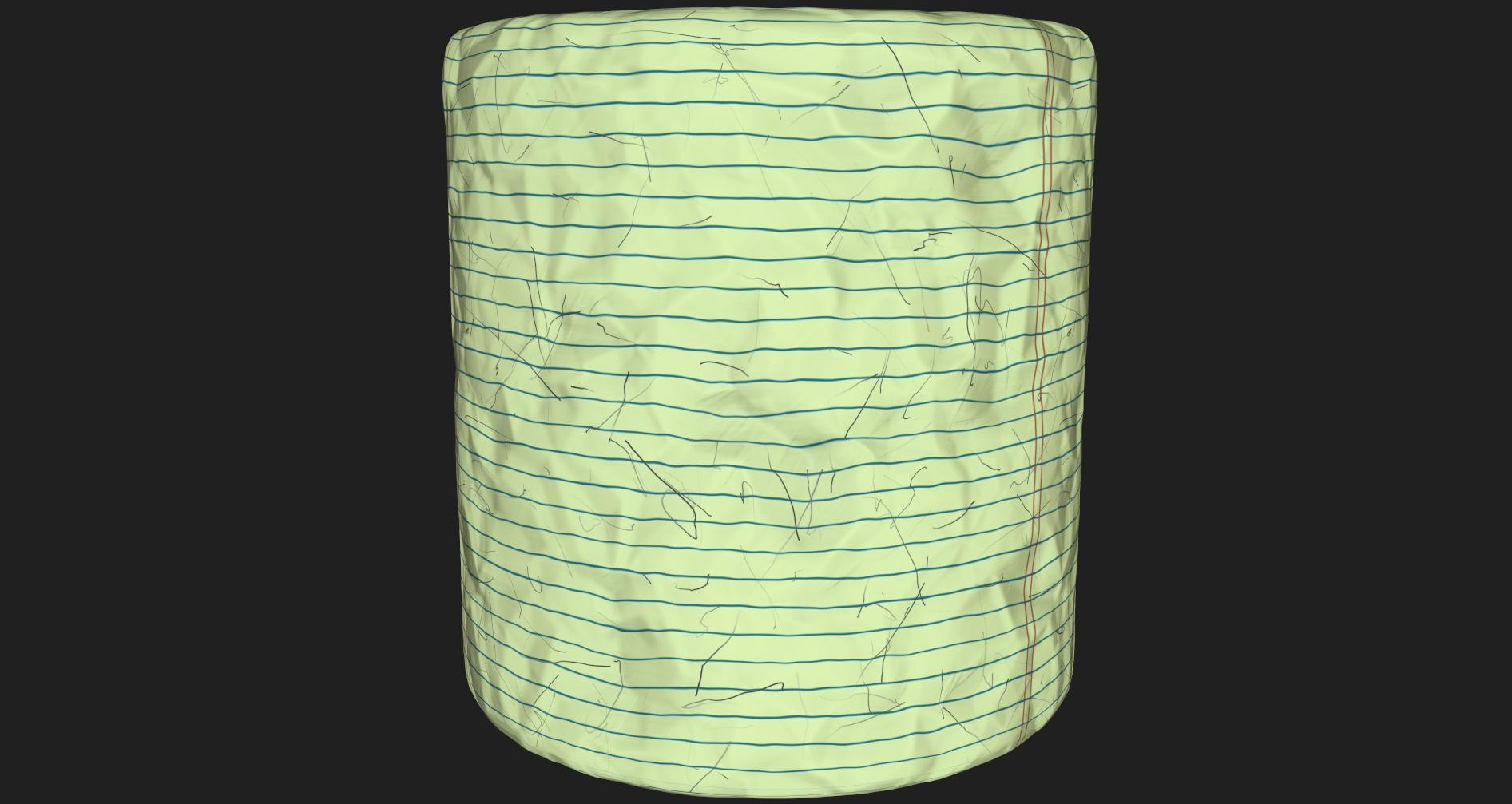 ArtStation - Crumpled Paper material