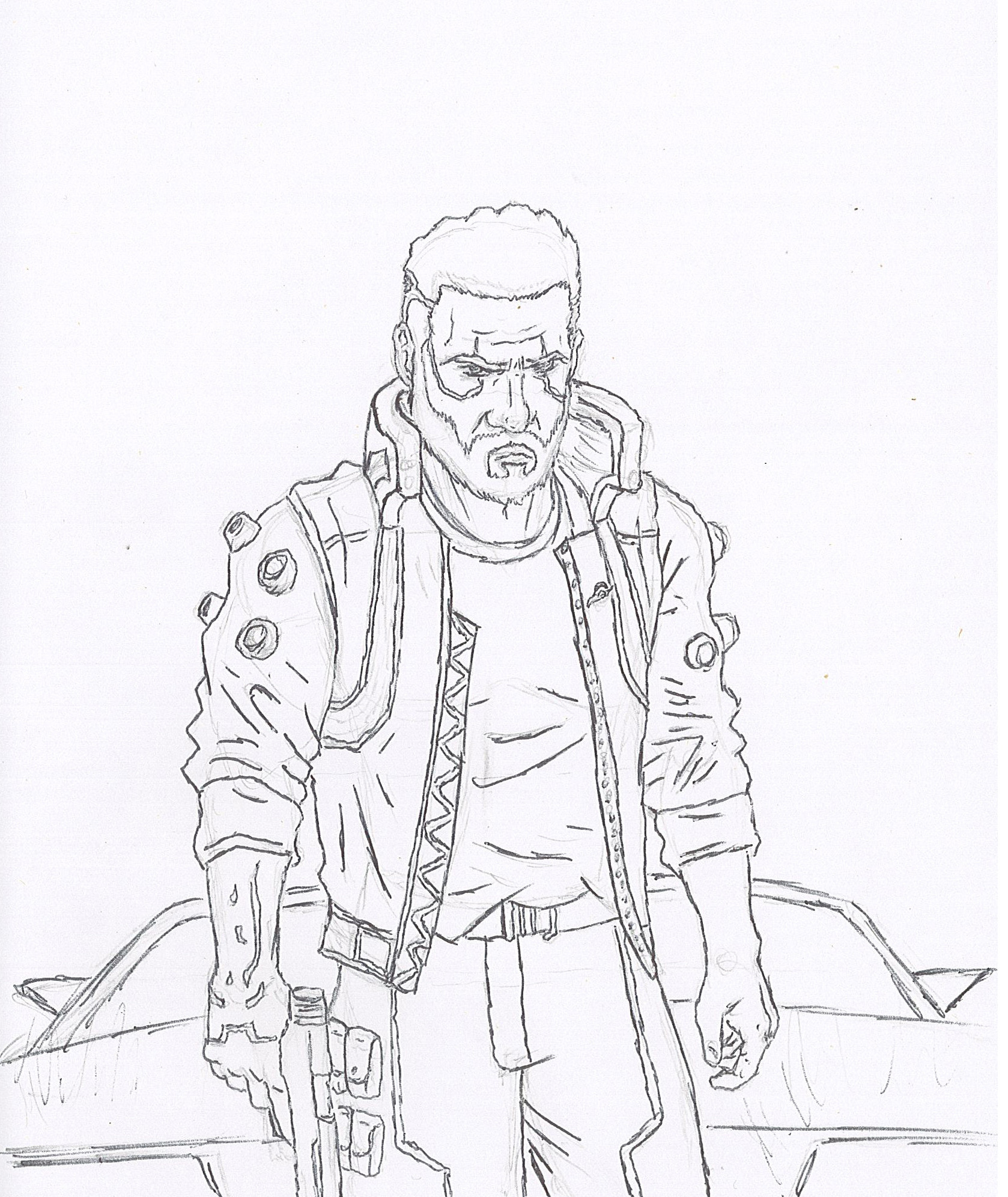 how to draw cyberpunk