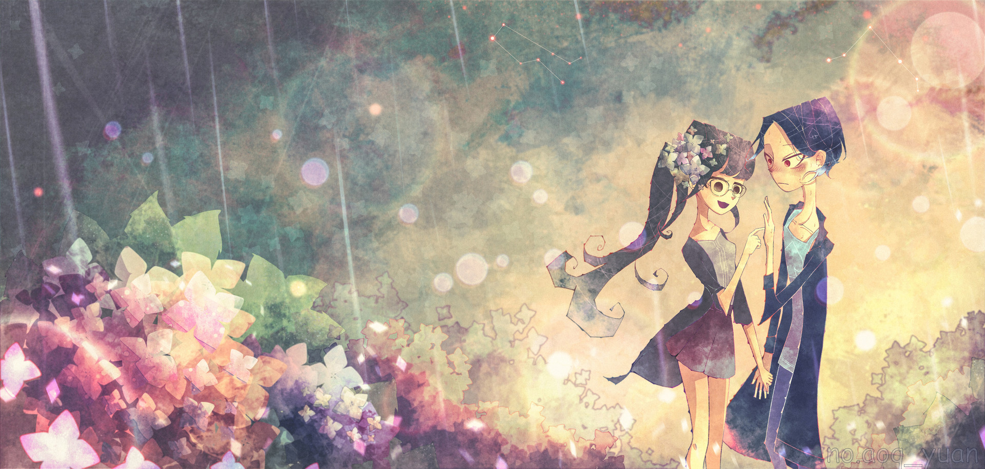 ArtStation - Hydrangea in rain