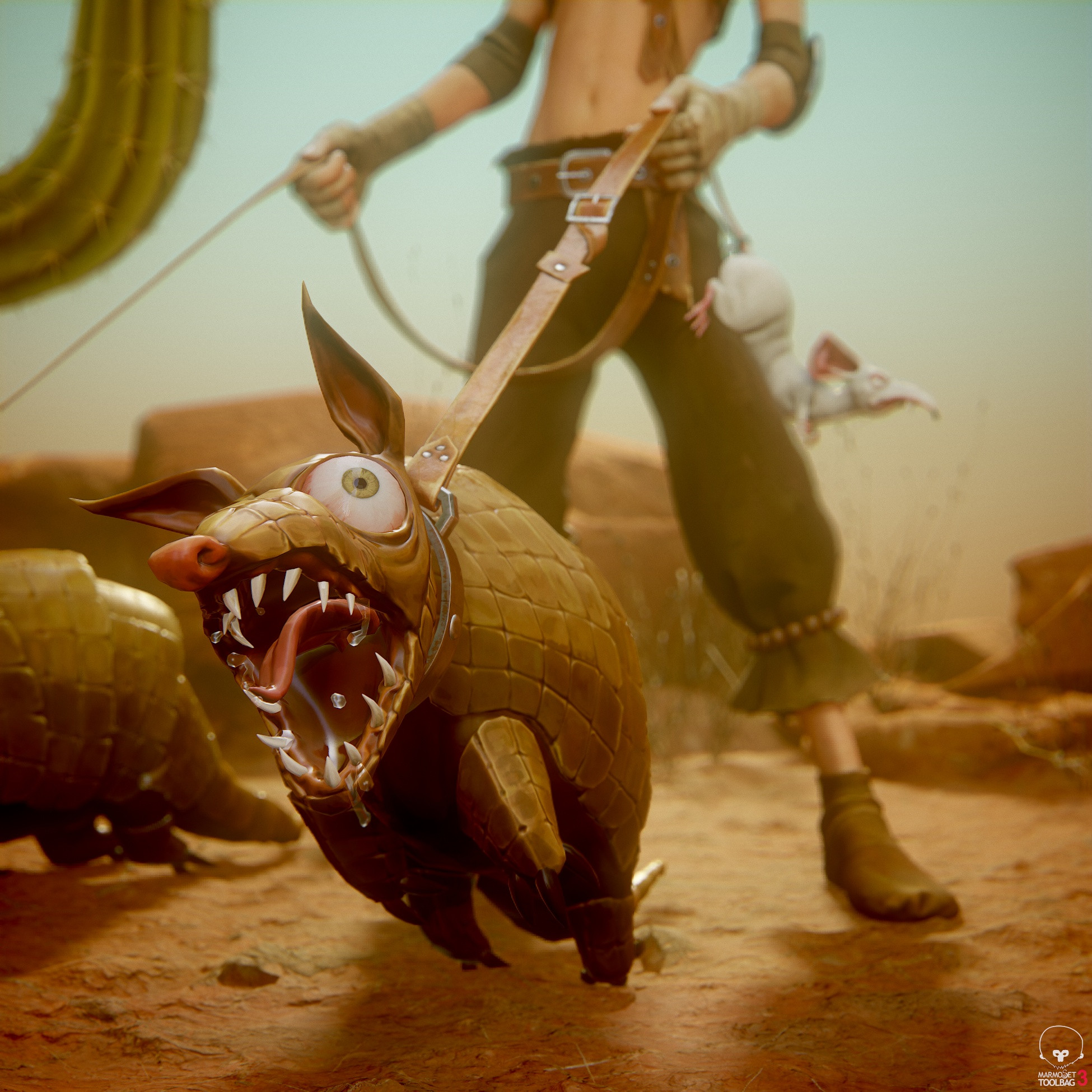 Georgian Avasilcutei - Billy Three Arrows - Wild West game character art challenge